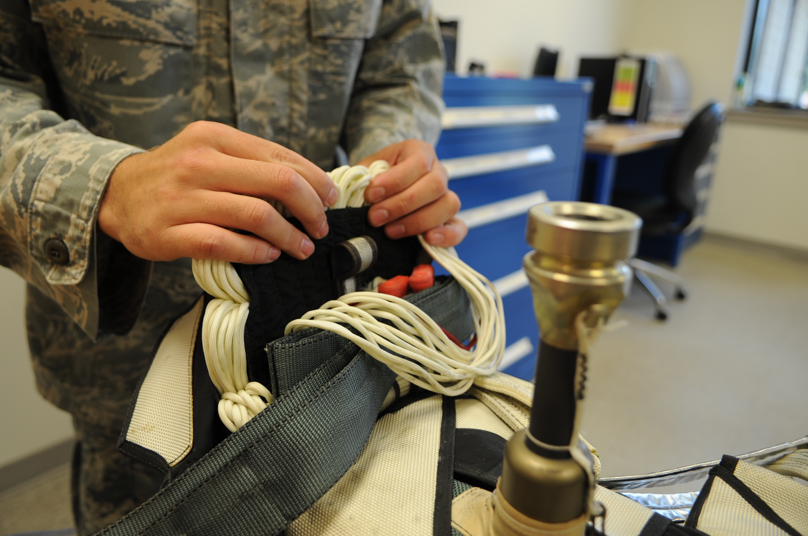 Parachute shop delivers lifeline for aircrew > Seymour Johnson Air ...