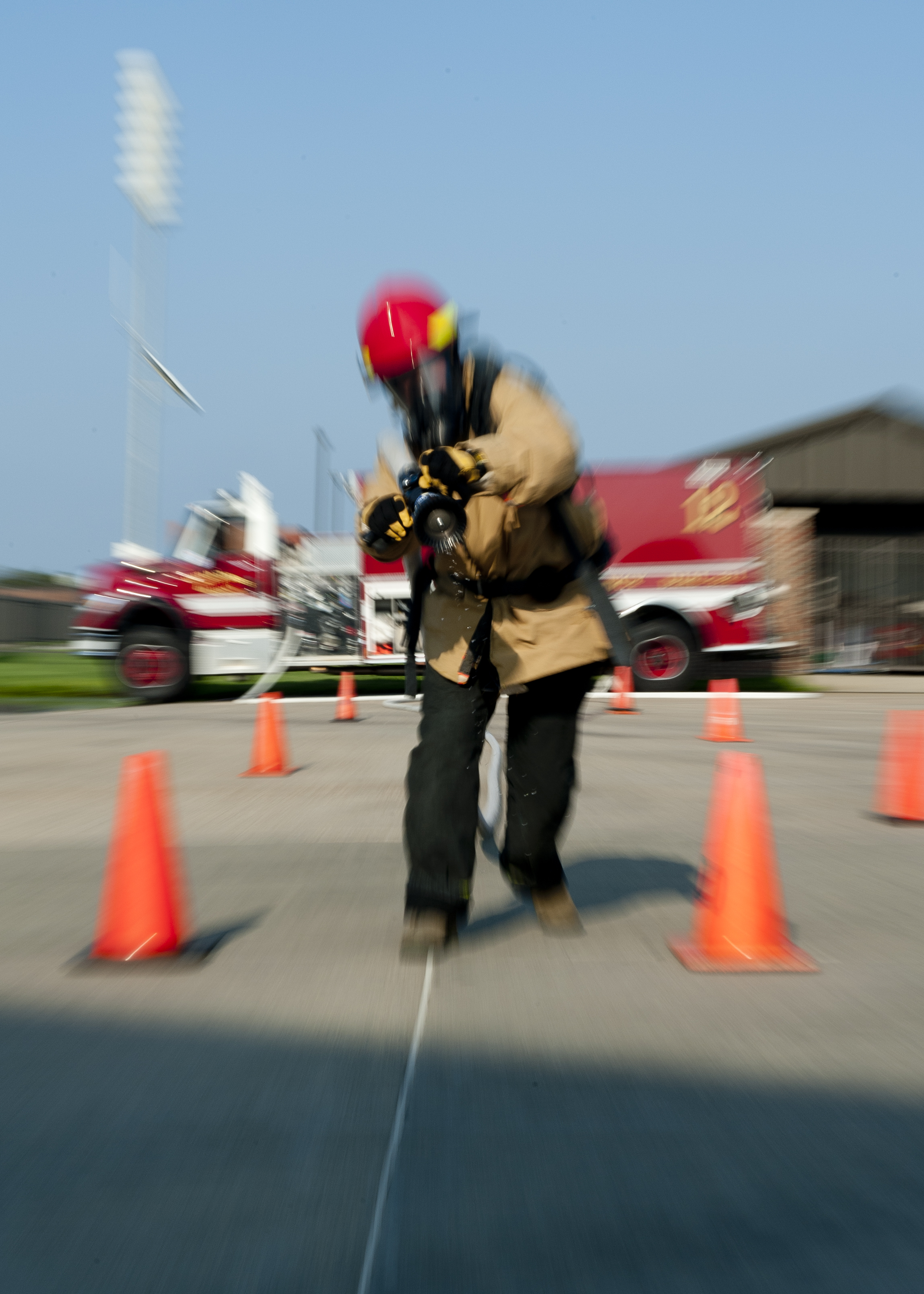 Gearing up for the Firefighter Combat Challenge > Joint Base Langley ...