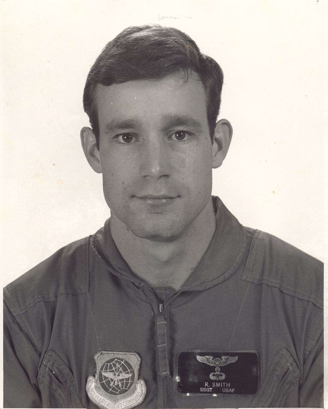 Technical Sergeant Arden "Rick" Smith, a pararecueman (PJ) of the 106th ...