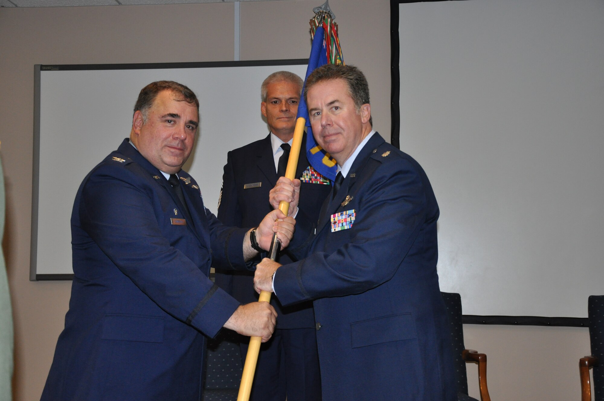701st Airlift Squadron changes hands > 315th Airlift Wing > Article Display