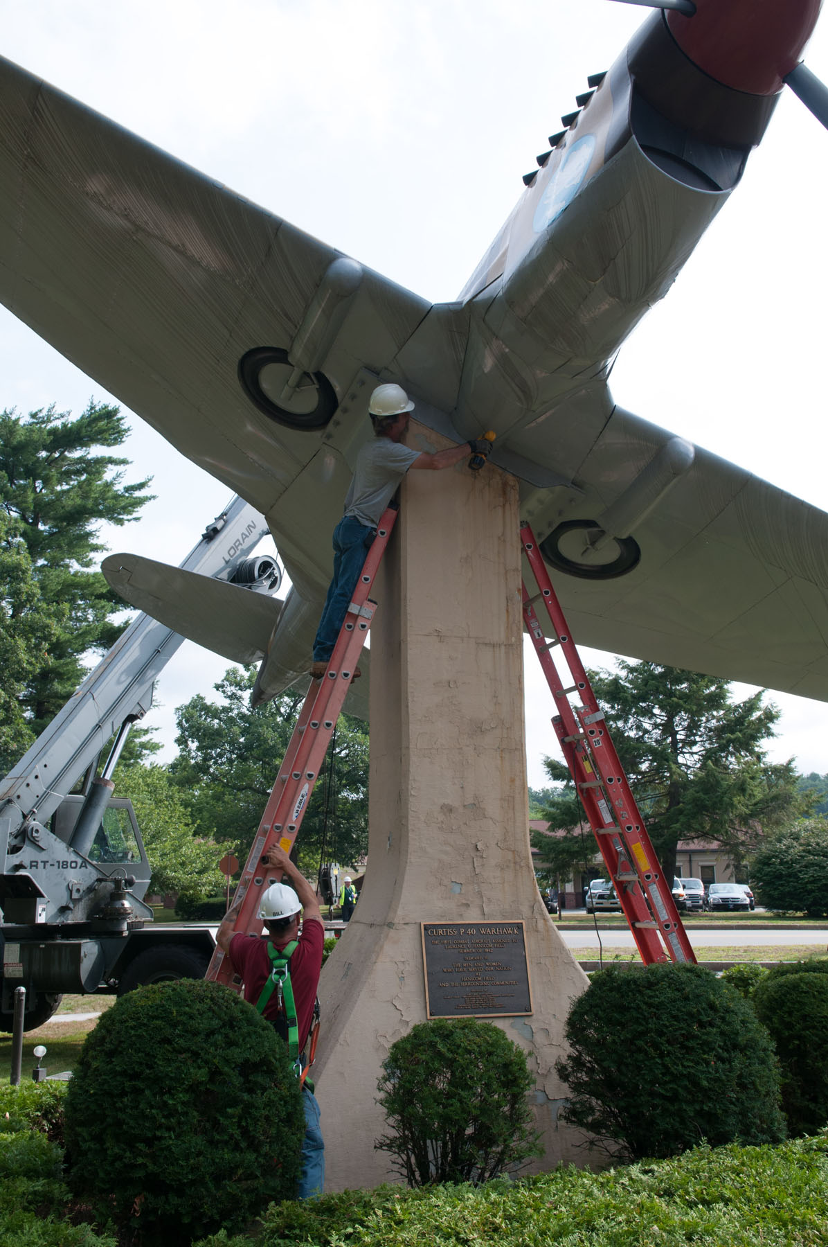 P-40 removal and restoration