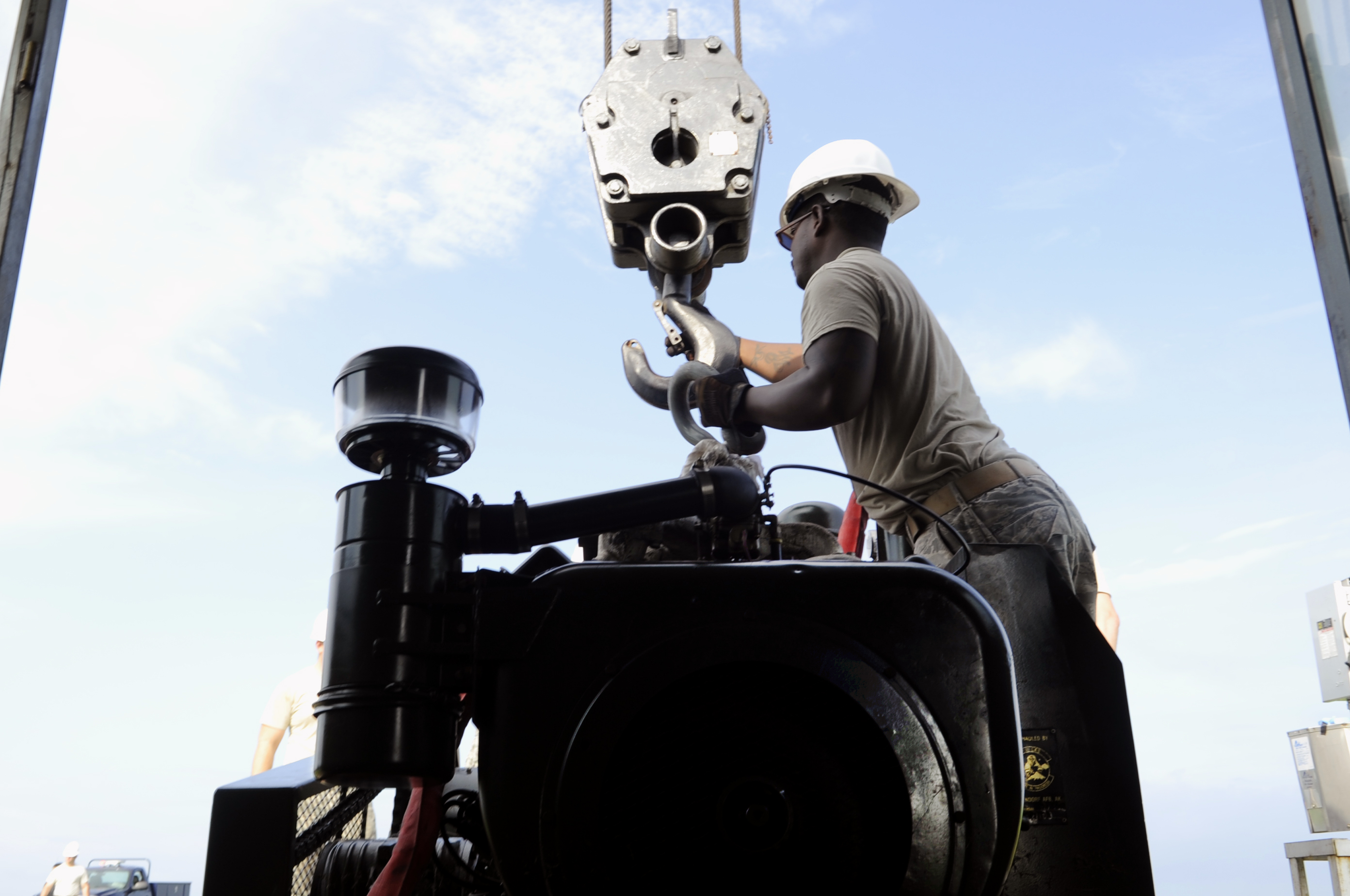 8th CES relocates aircraft arresting systems > Joint Base Andrews ...