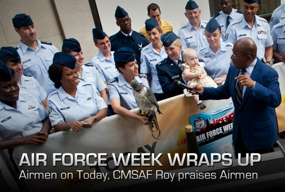 CMSAF Roy helps wrap up successful Air Force Week in New York > United ...