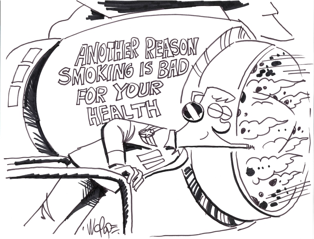 Smoking is bad for your health cartoon
