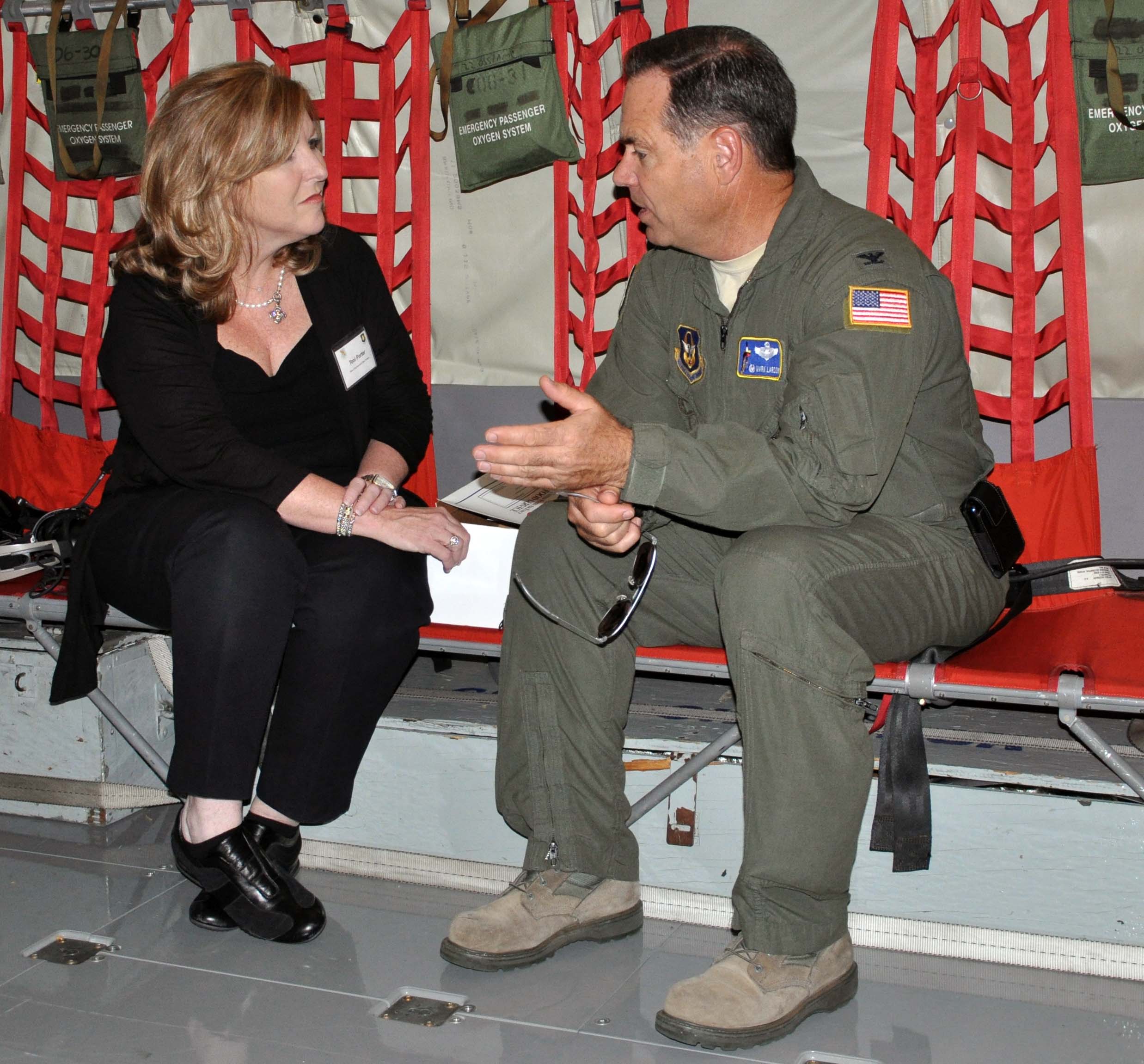 Congressional staff members see Total Force in action at McConnell ...