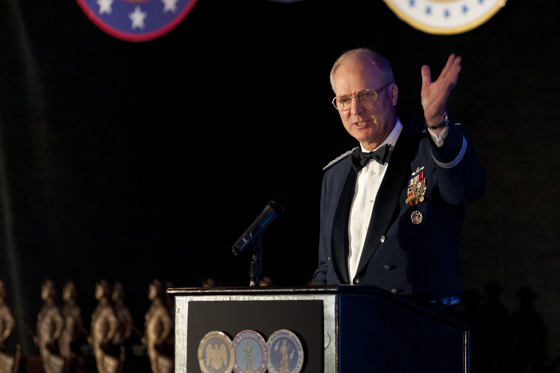 Gen. Craig R. McKinley, chief of the National Guard, addresses ...