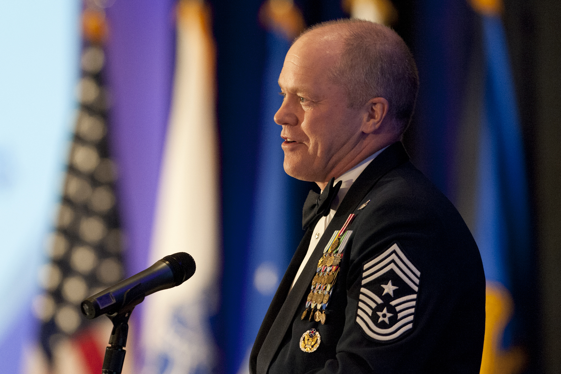 Chief Master Sgt. Christopher E. Muncy, the command chief master ...