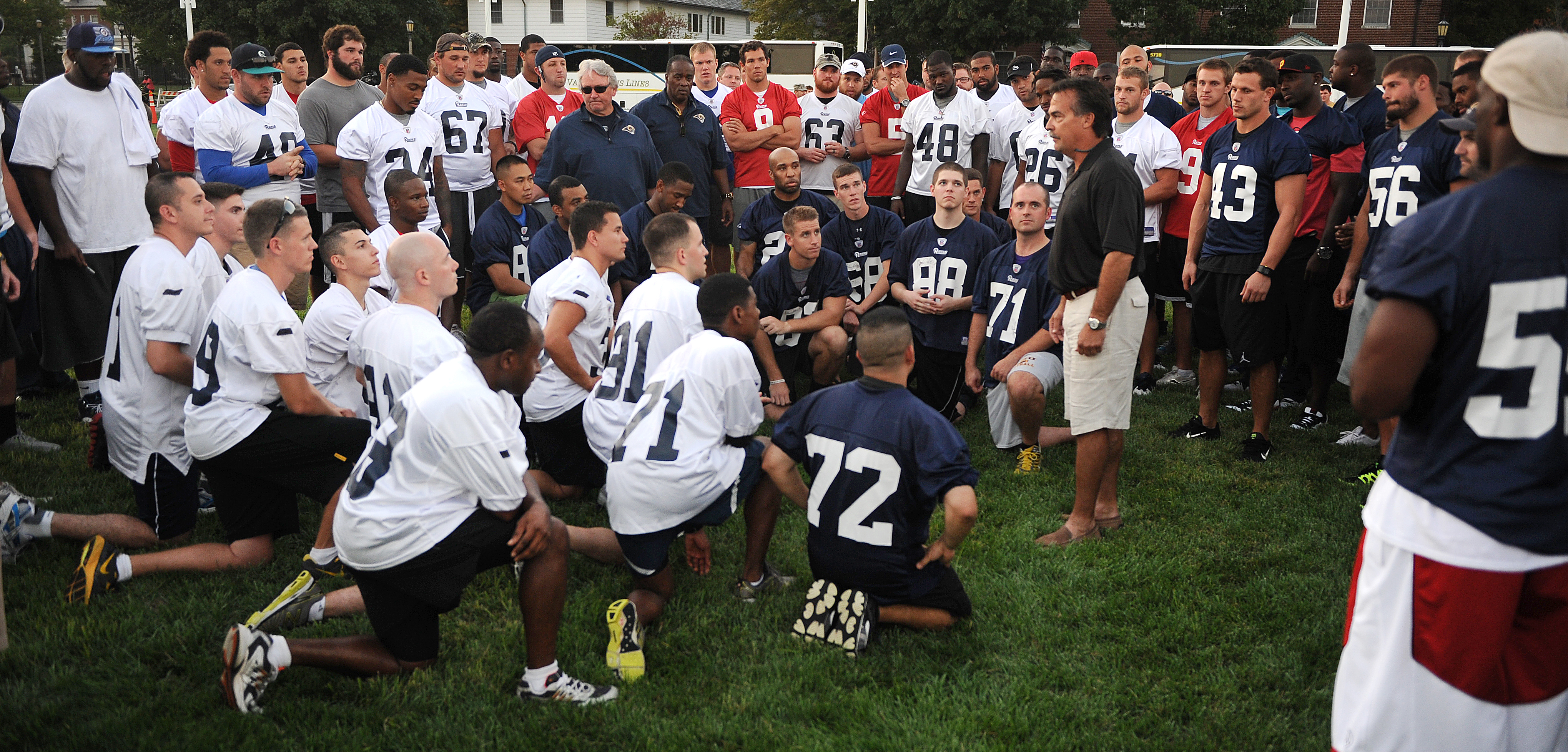 St. Louis Rams Visit Scott Air Force Base