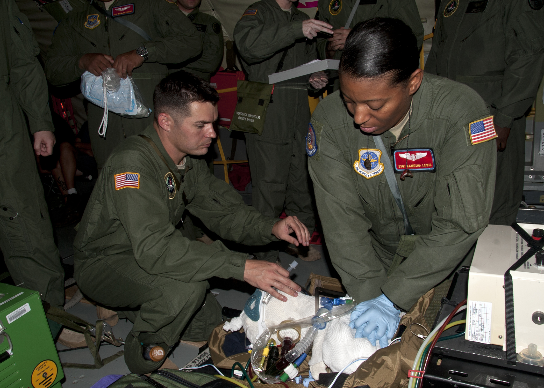Aeromedical Evacuation training