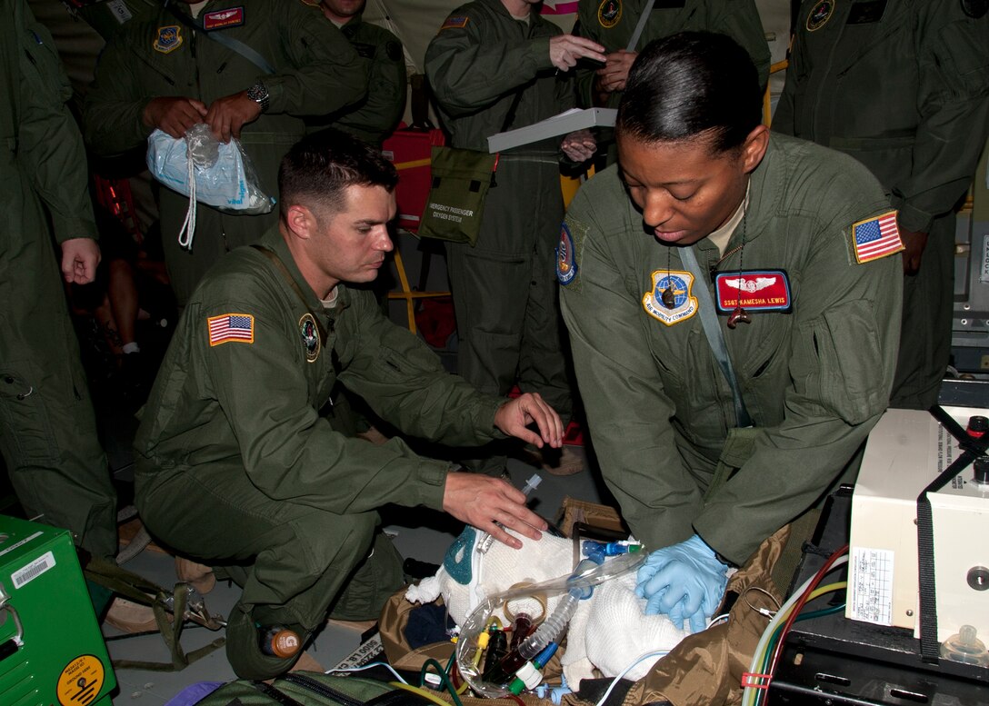 Aeromedical Evacuation training