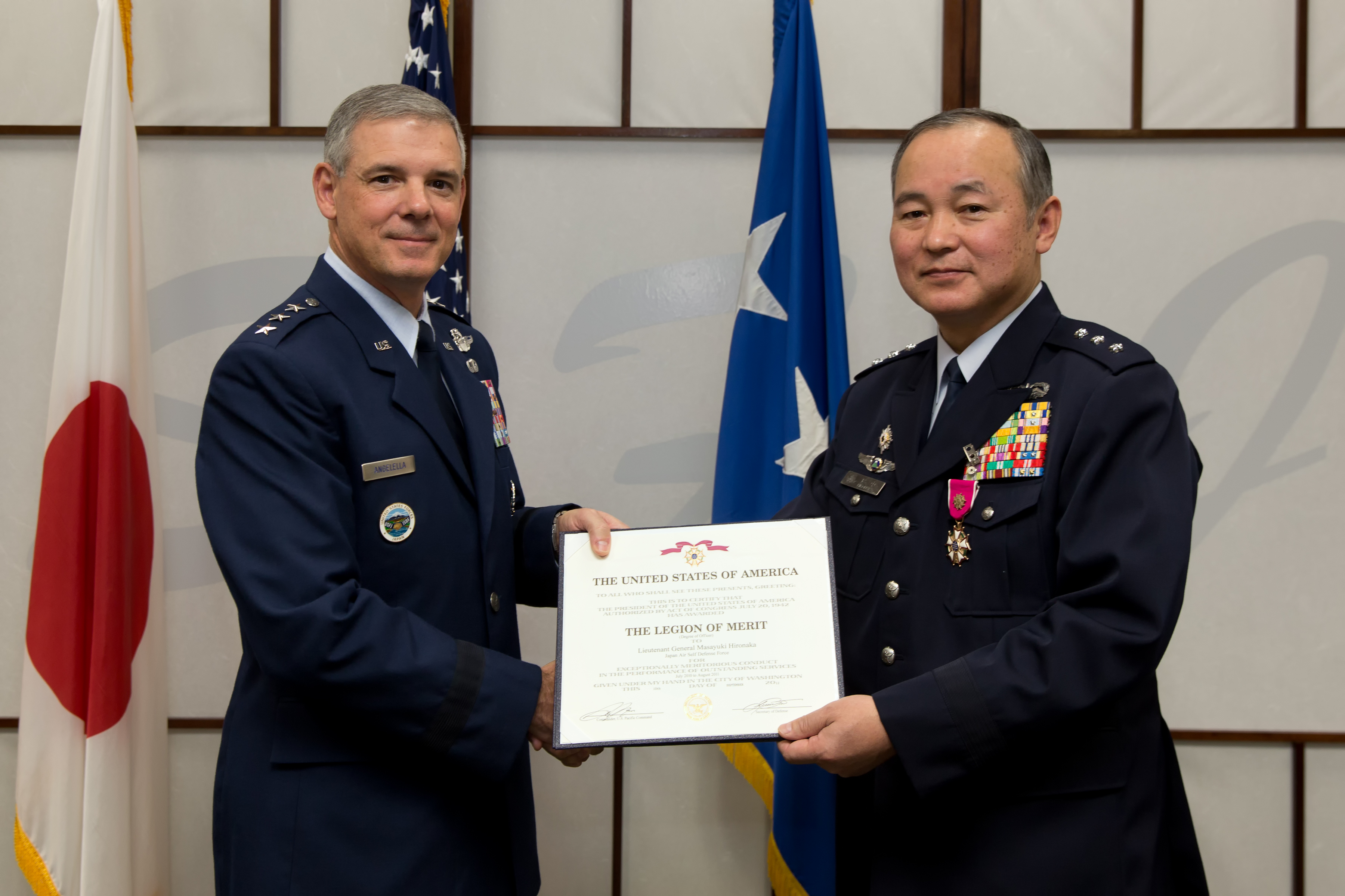 JASDF ASC commander receives The Legion of Merit > Yokota Air Base ...