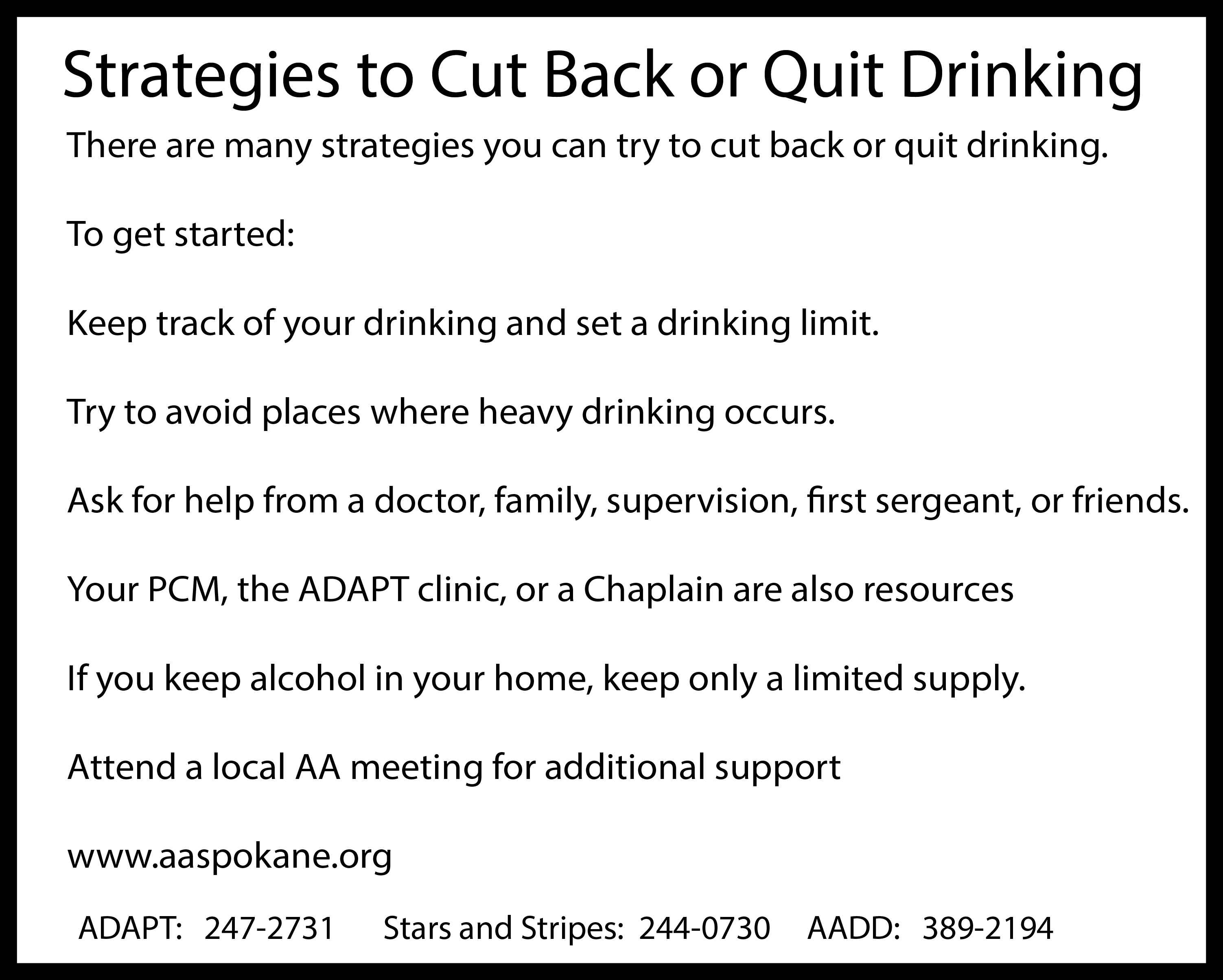 Think before drinking and driving > Fairchild Air Force Base > Article ...