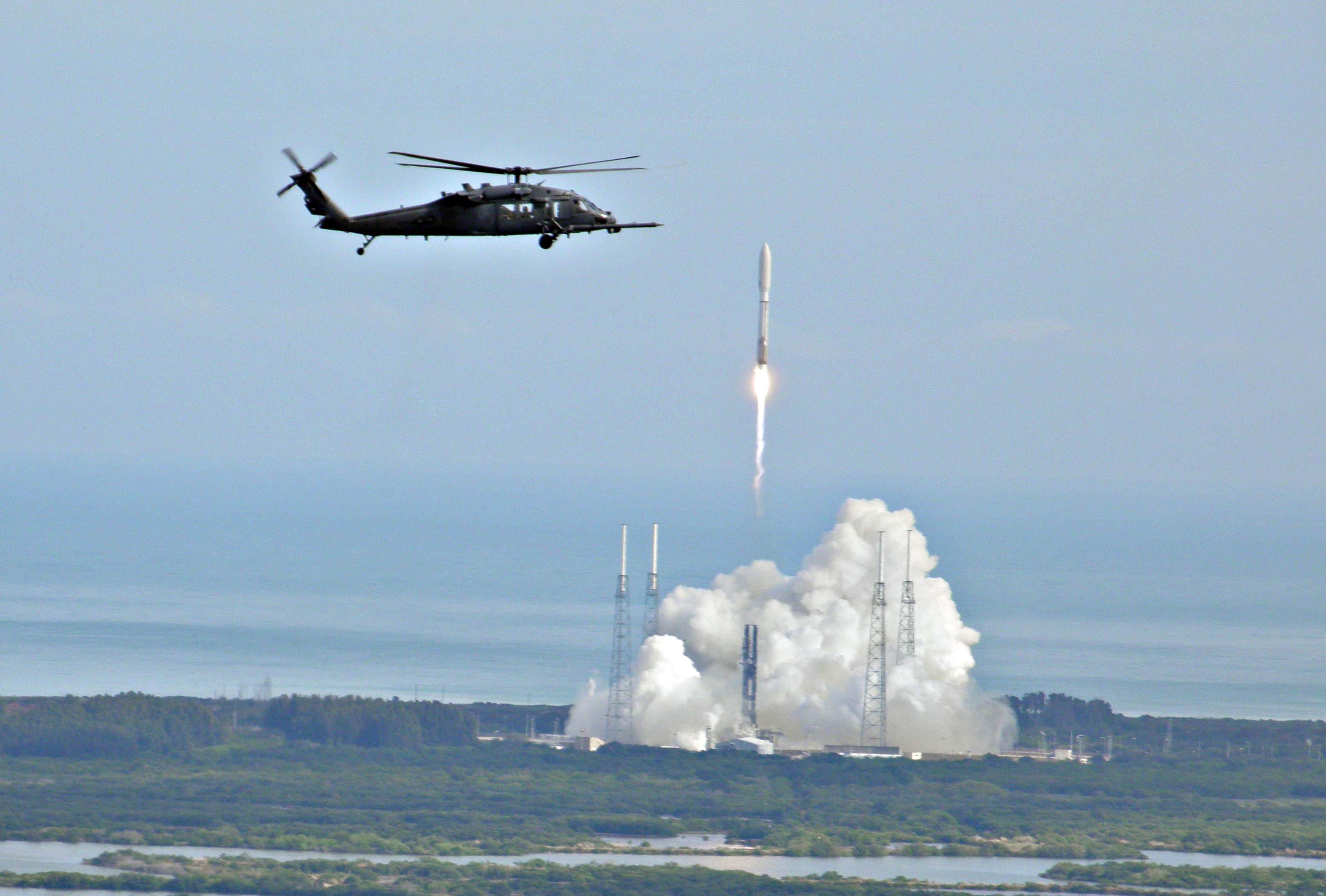 Rescue Airmen support successful rocket launch > Air Force Reserve ...