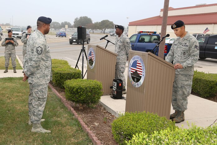 902nd Security Force Squadron Defenders Wall Dedication