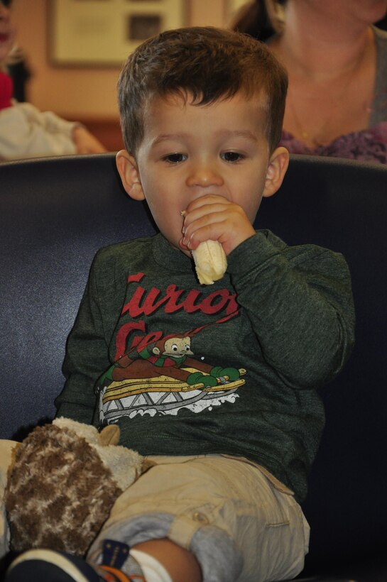 Base library hosts Books & Breakfast for children of all ages