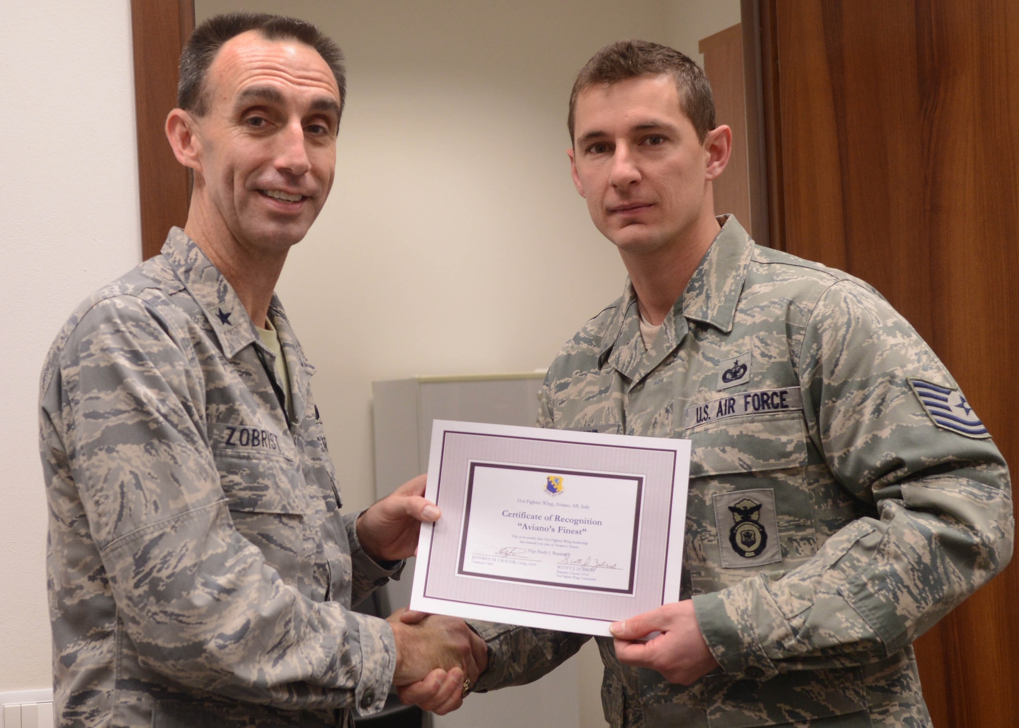 Aviano's Finest Airman Basic-Technical Sergeant Category > Aviano Air ...