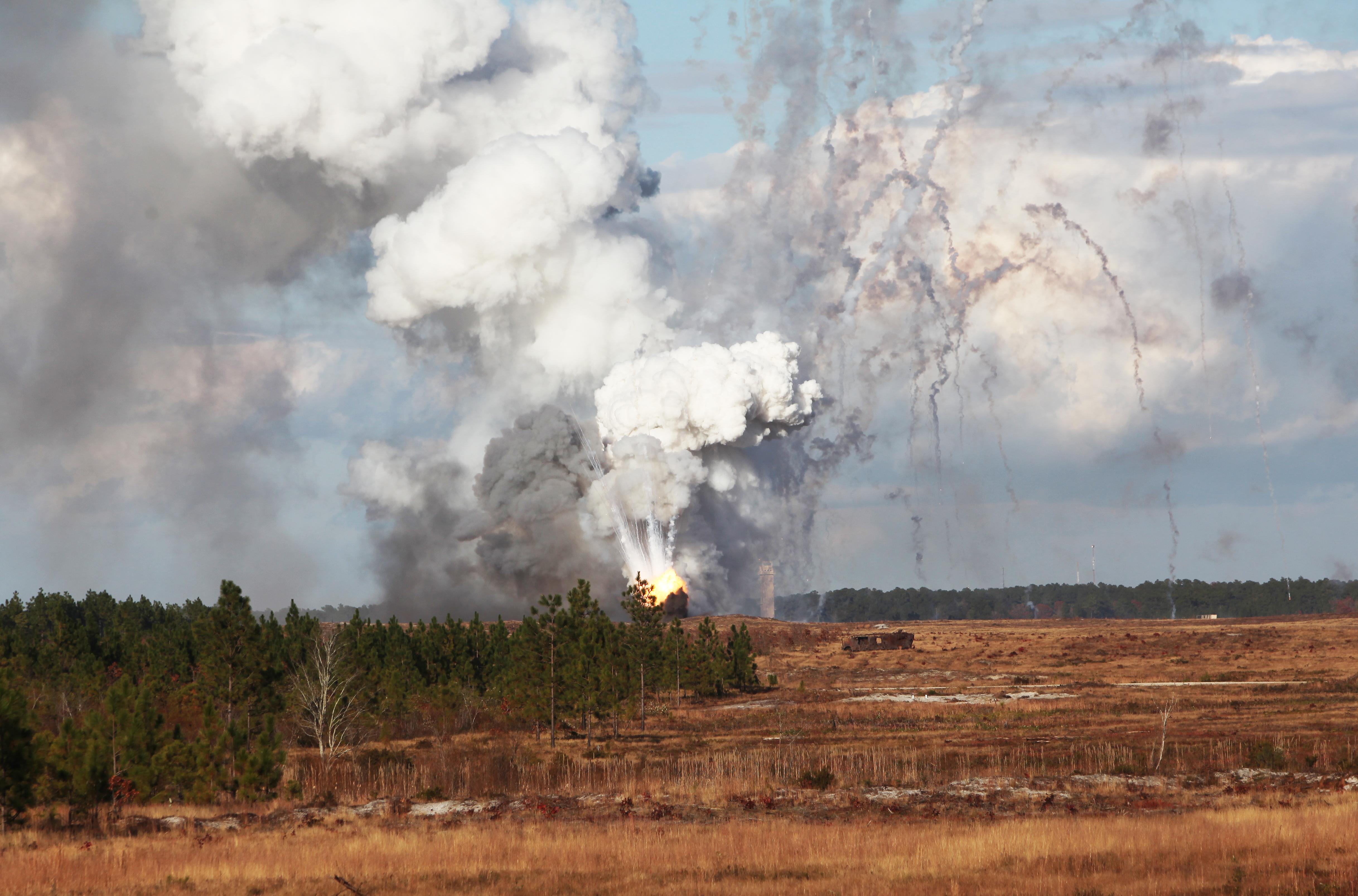 Ammunition Marines clean house during demolition training