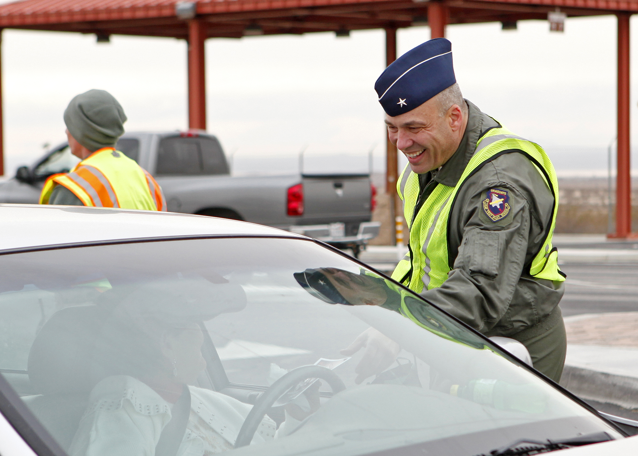 Brig. Gen Michael Brewer, 412th Test Wing commander at the Edwards AFB ...