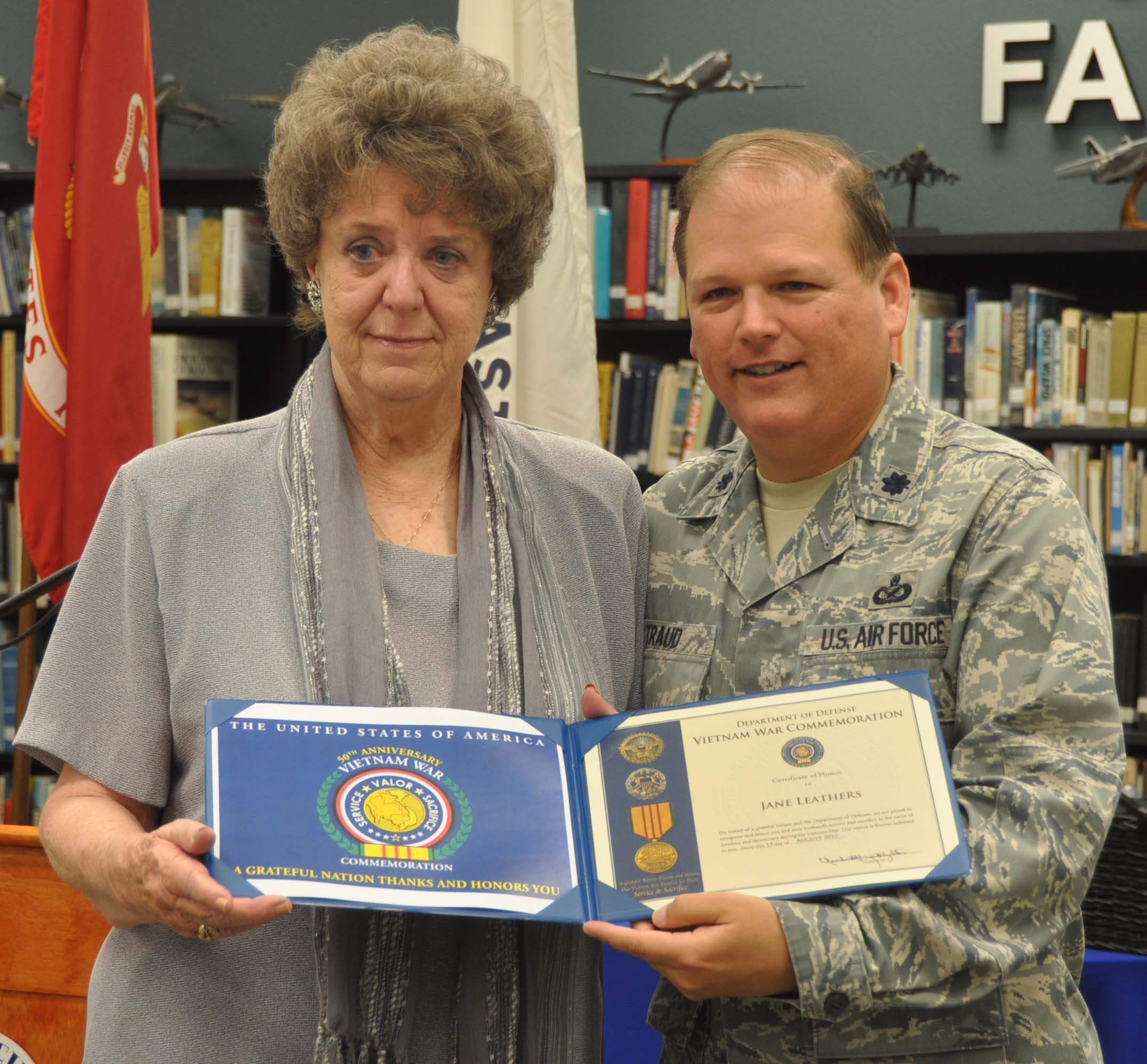 Vietnam War Commemoration for Widows #2 > March Air Reserve Base ...