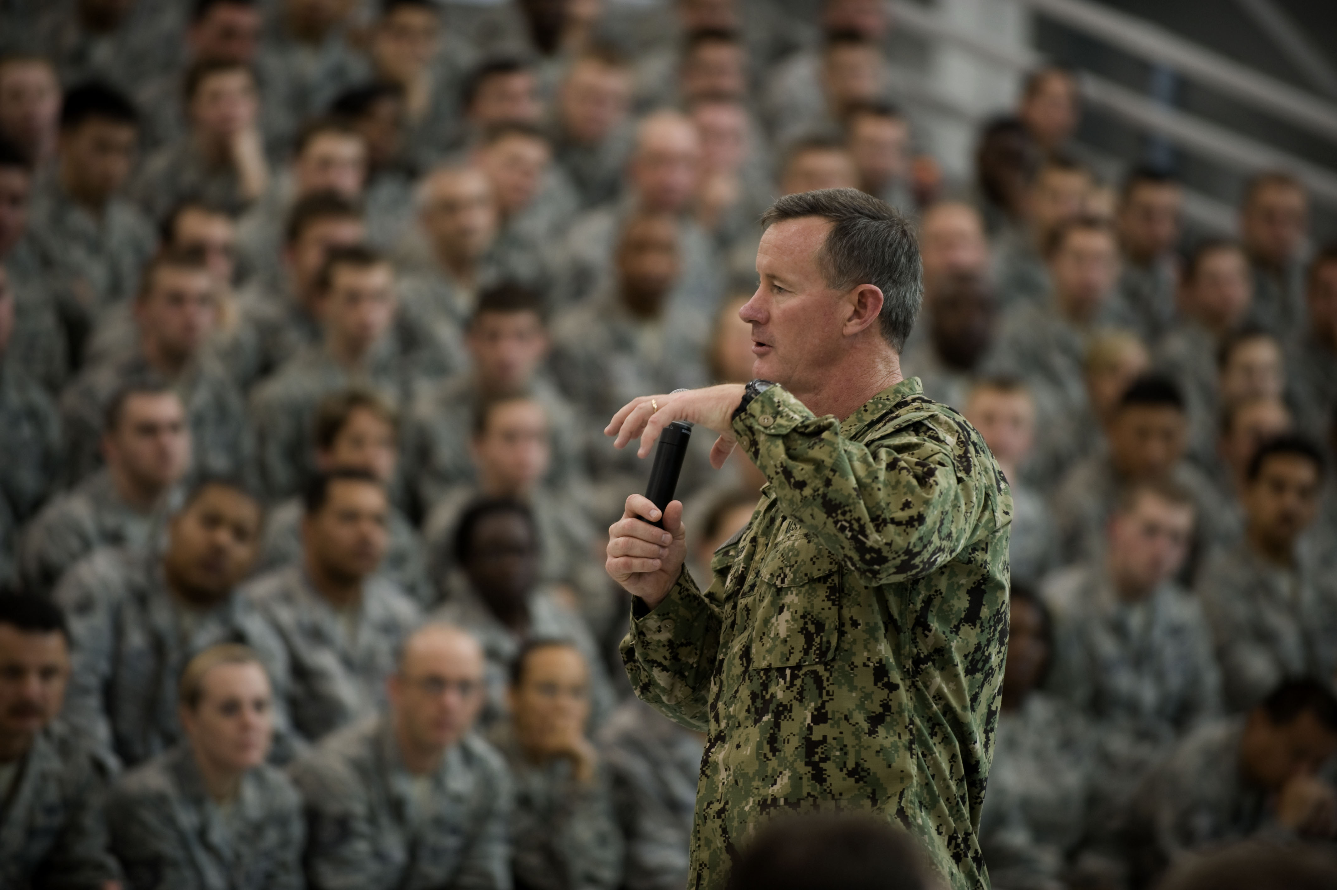 U.S. Navy Admiral McRaven all-call