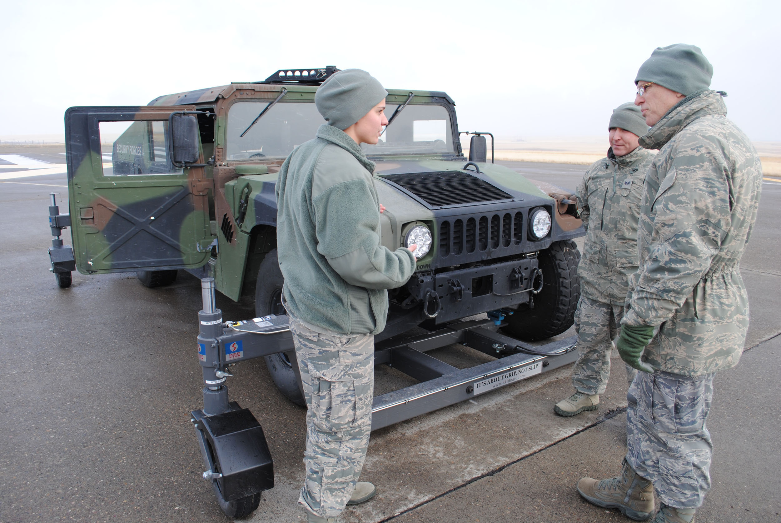 Humvee skid monster training offered > Malmstrom Air Force Base ...