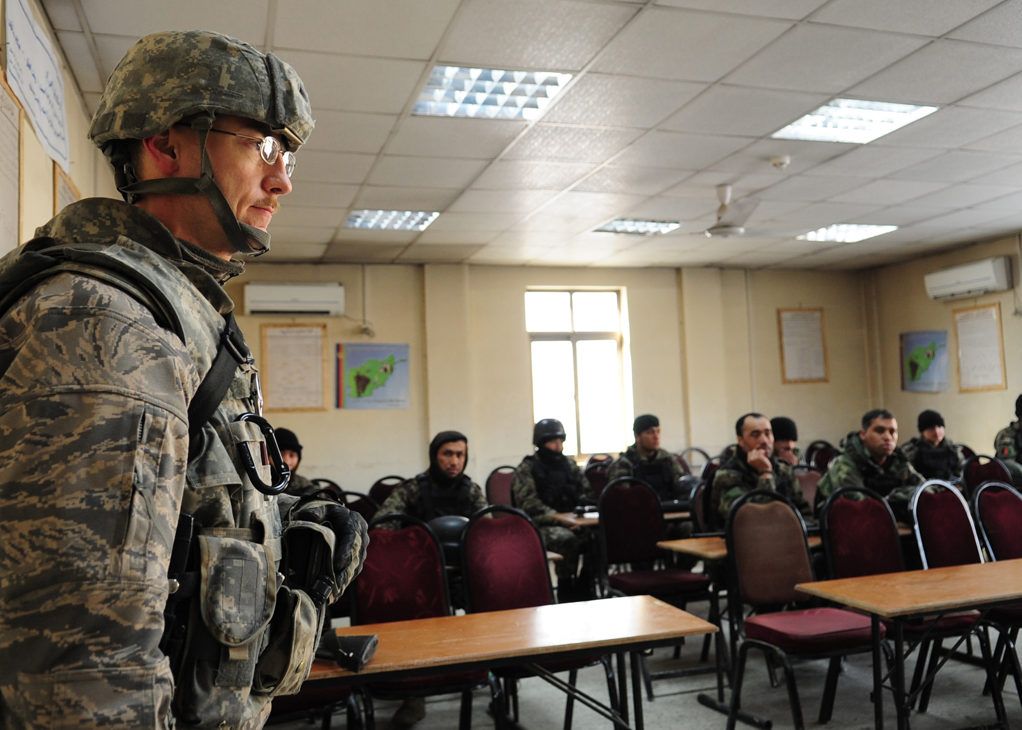 Security Forces Airmen conduct Afghan FTX
