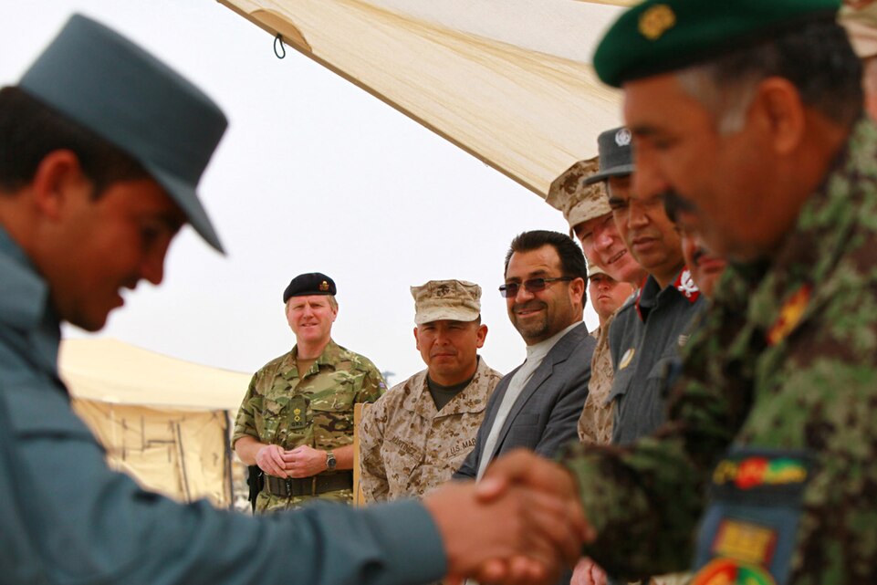 Helmand provincial governor attends AUP graduation > II Marine ...