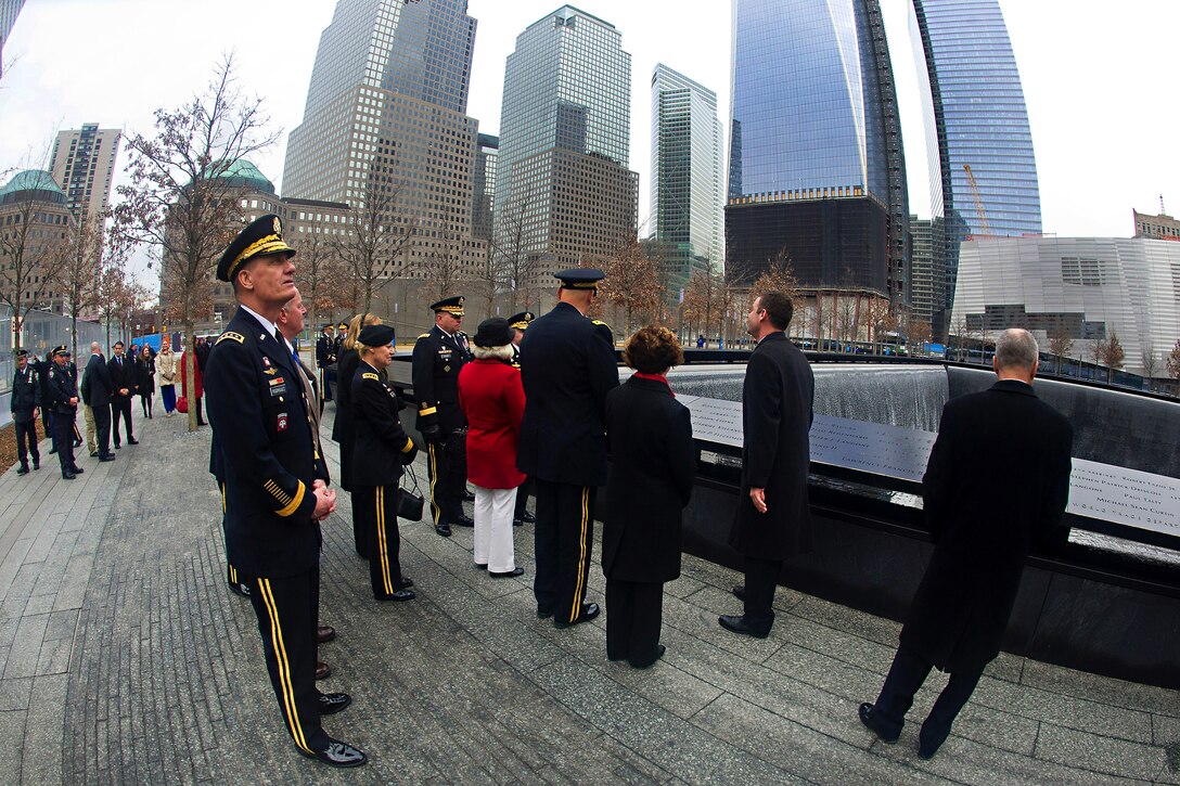Army Gen. David M. Rodriguez, left, commanding general, U.S. Army ...