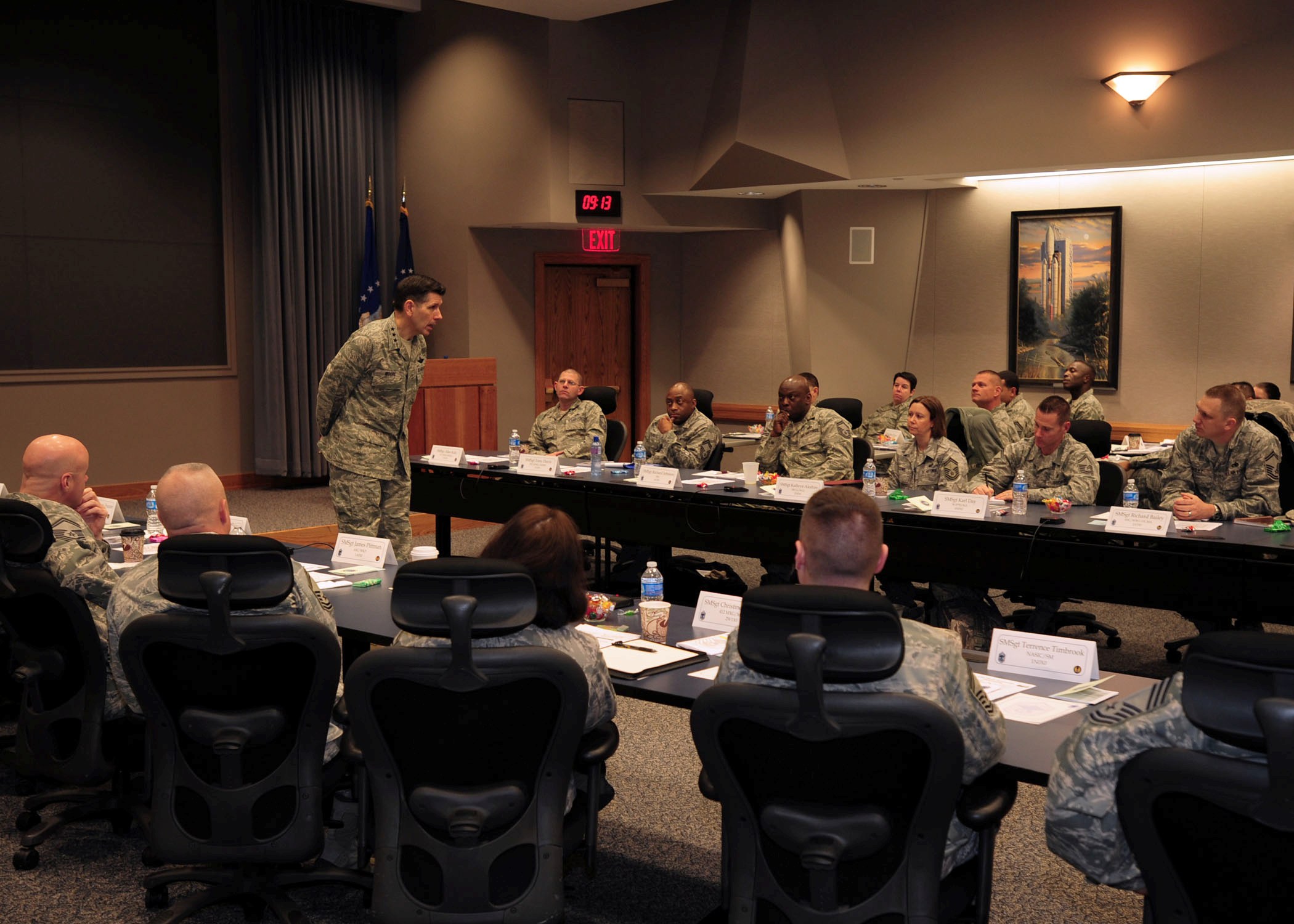 Lt. Gen. C.D. Moore II at 2012 Chiefs' Orientation