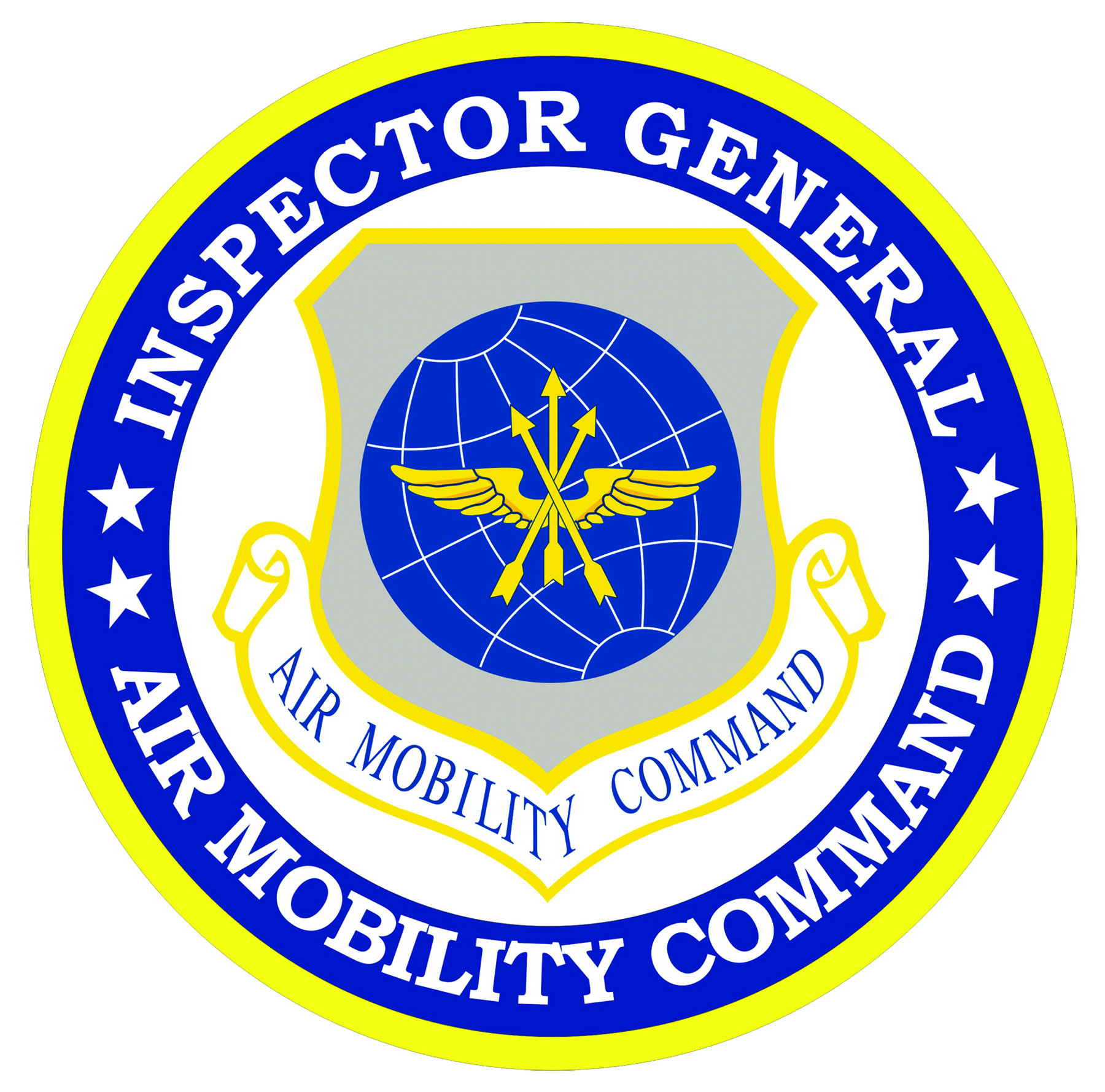 Inspector General Air Mobility Command emblem 6x6 300dpi