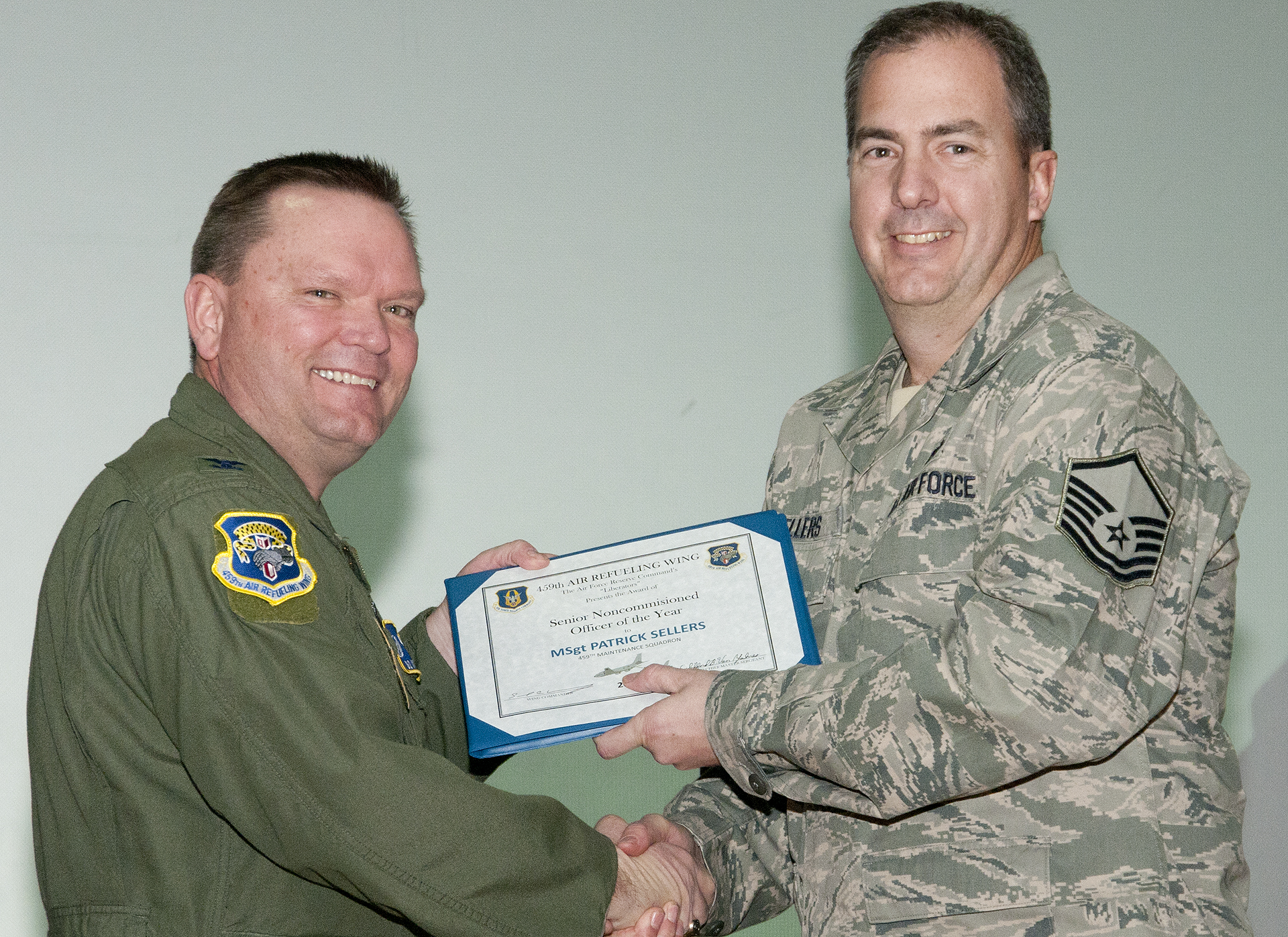 2011 Award Winners announced during Feb. commander's call > 459th Air ...