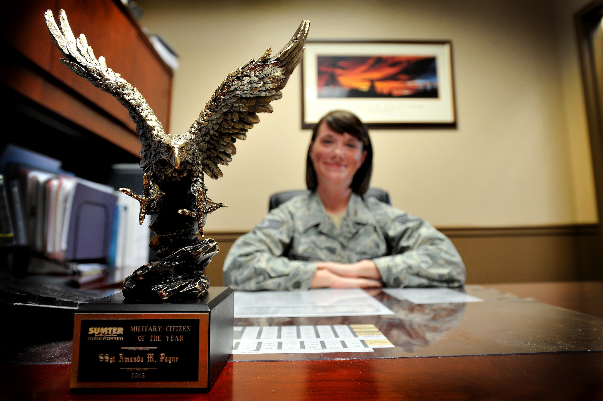 Selfless Airman wins local award > Shaw Air Force Base > News