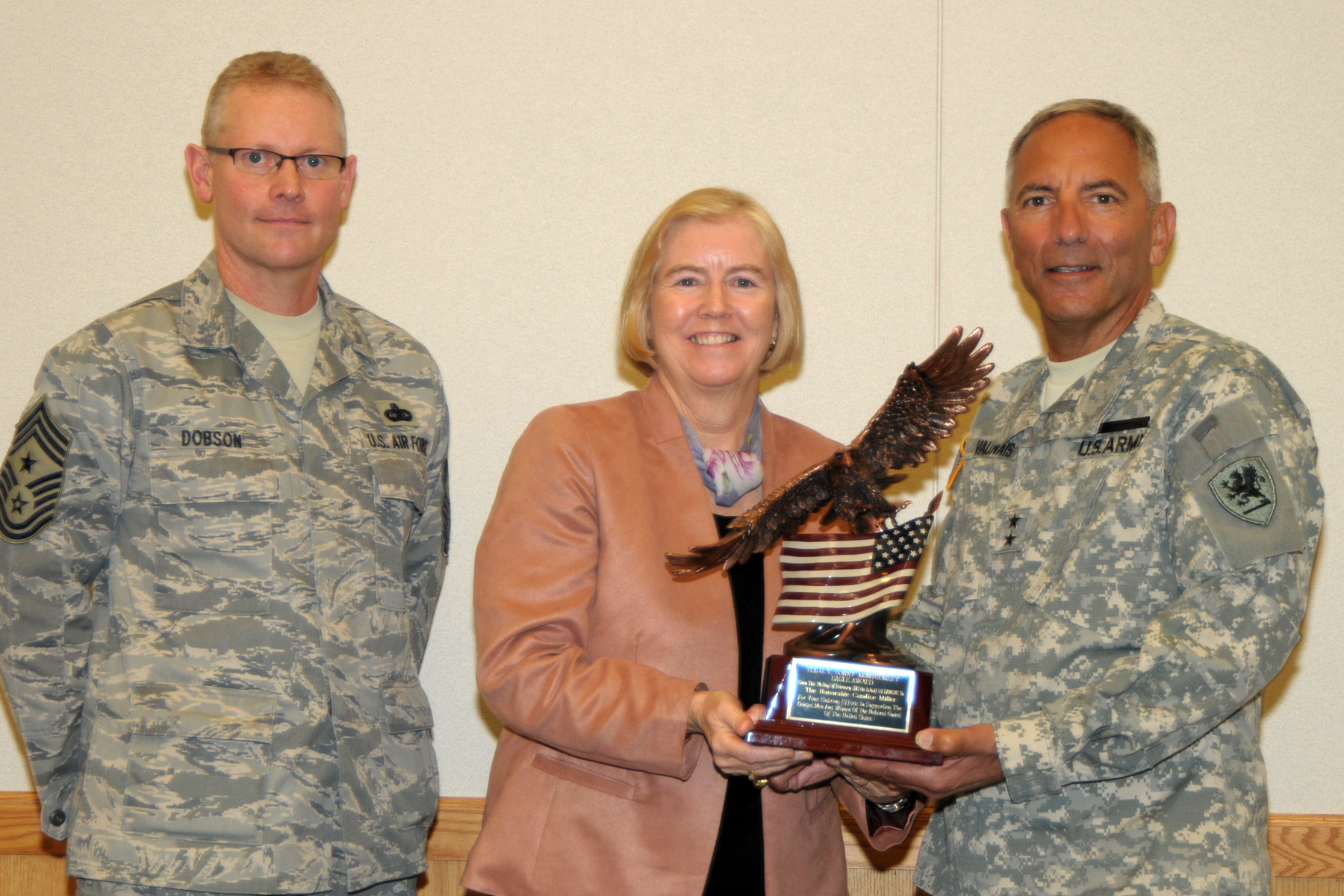 Enlisted Force Salutes U.S. Rep. Miller