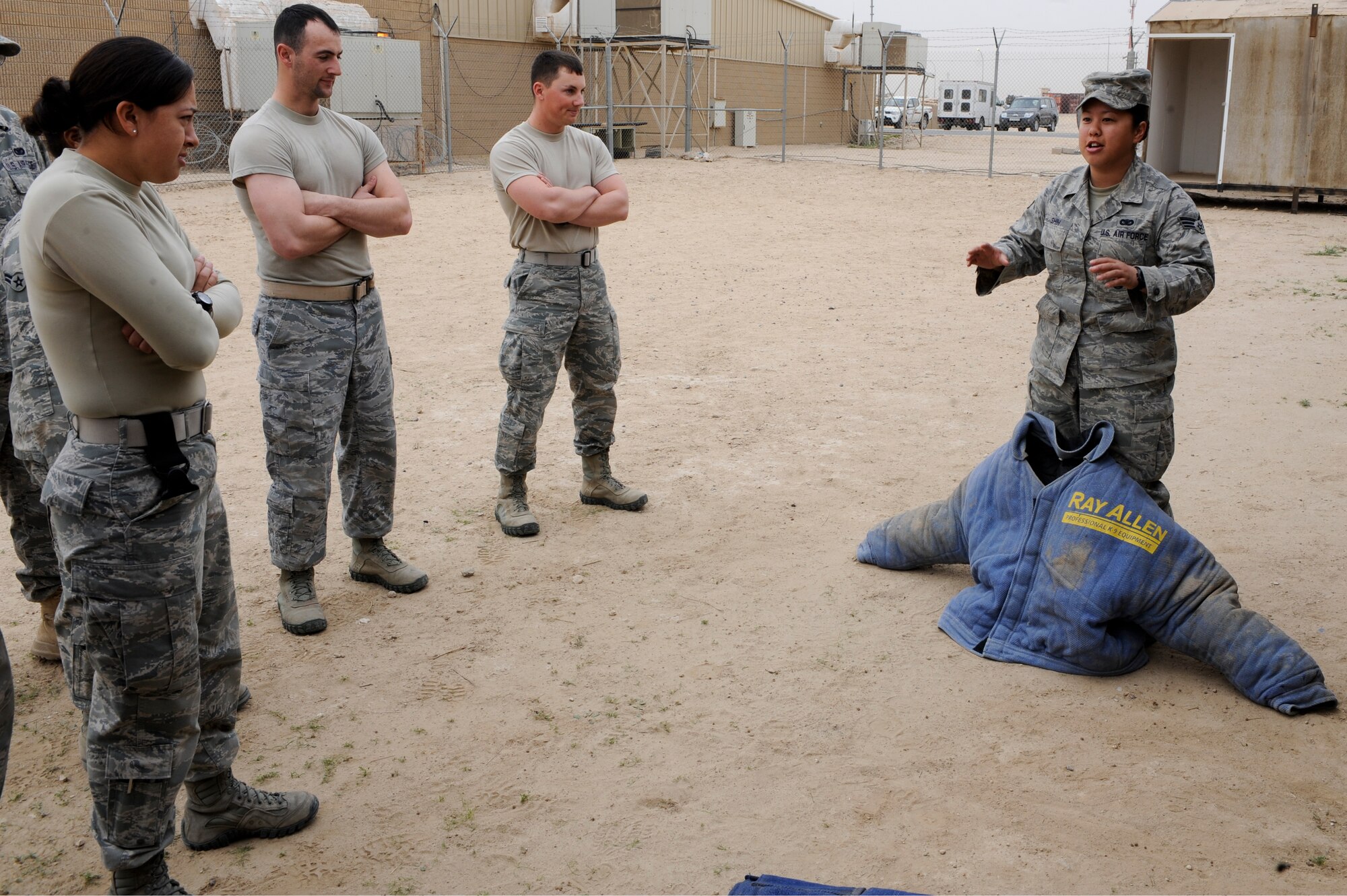 332nd ESFS members receive MWD training > U.S. Air Forces Central > News