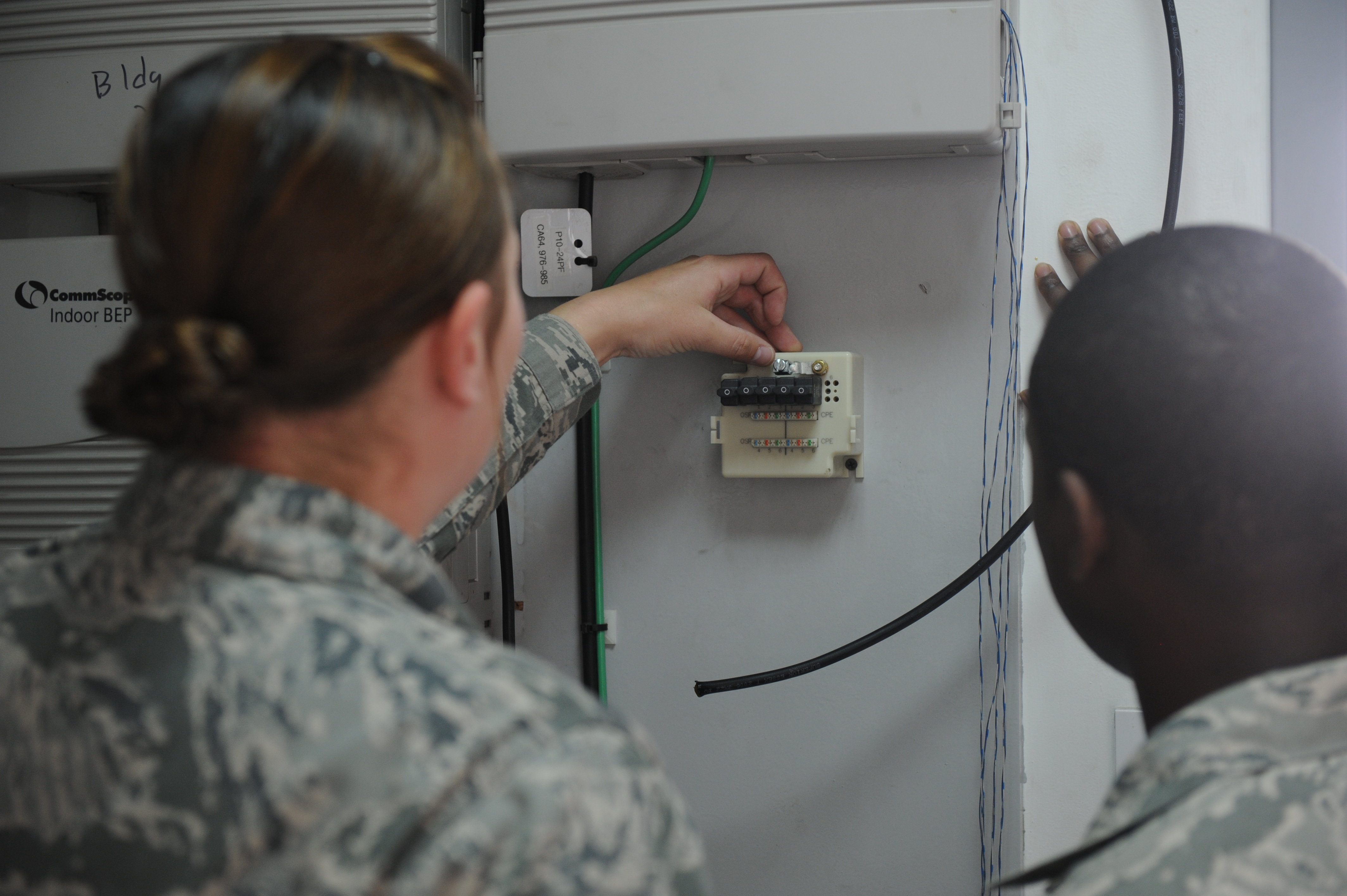 No Comm, No Bomb: Cable dawgs wire base for war > U.S. Air Forces ...