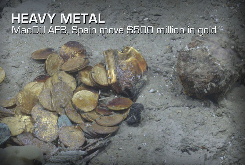 MacDill helps reunite Spanish government, lost gold > Air Force ...