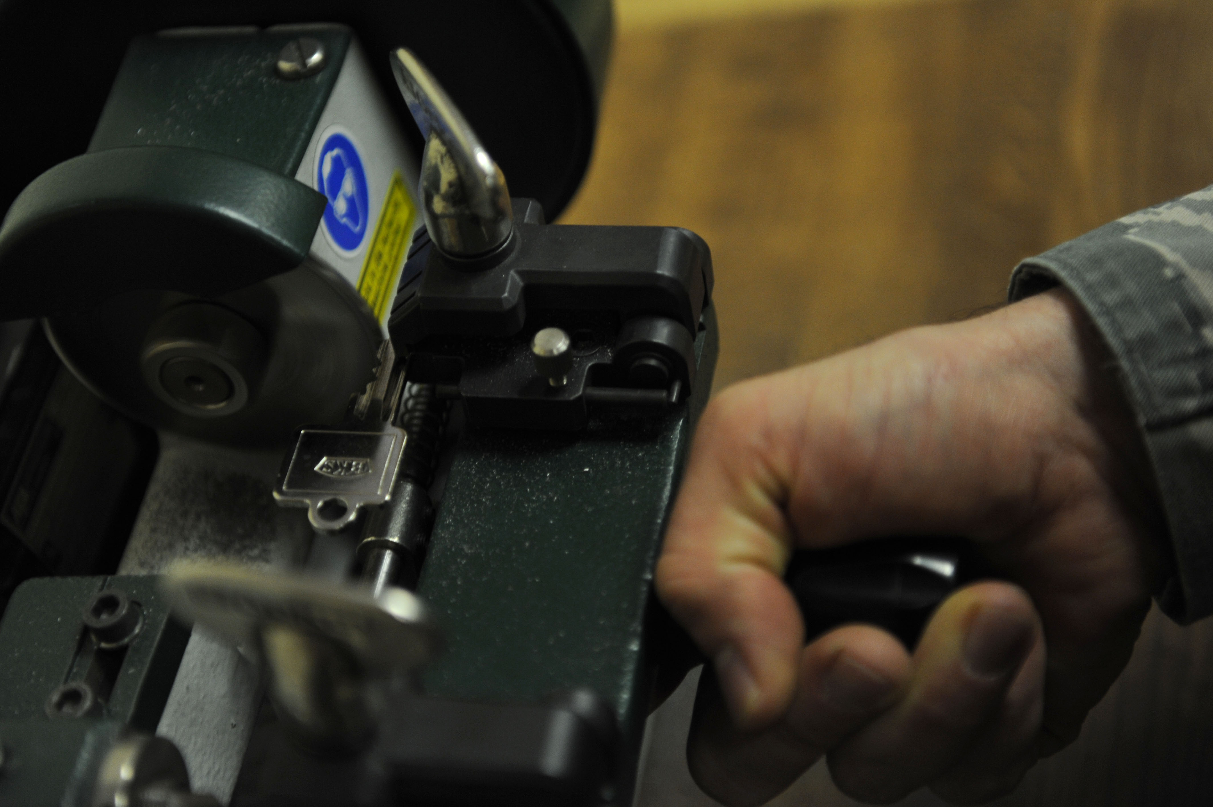 Lock shop keeps base secure