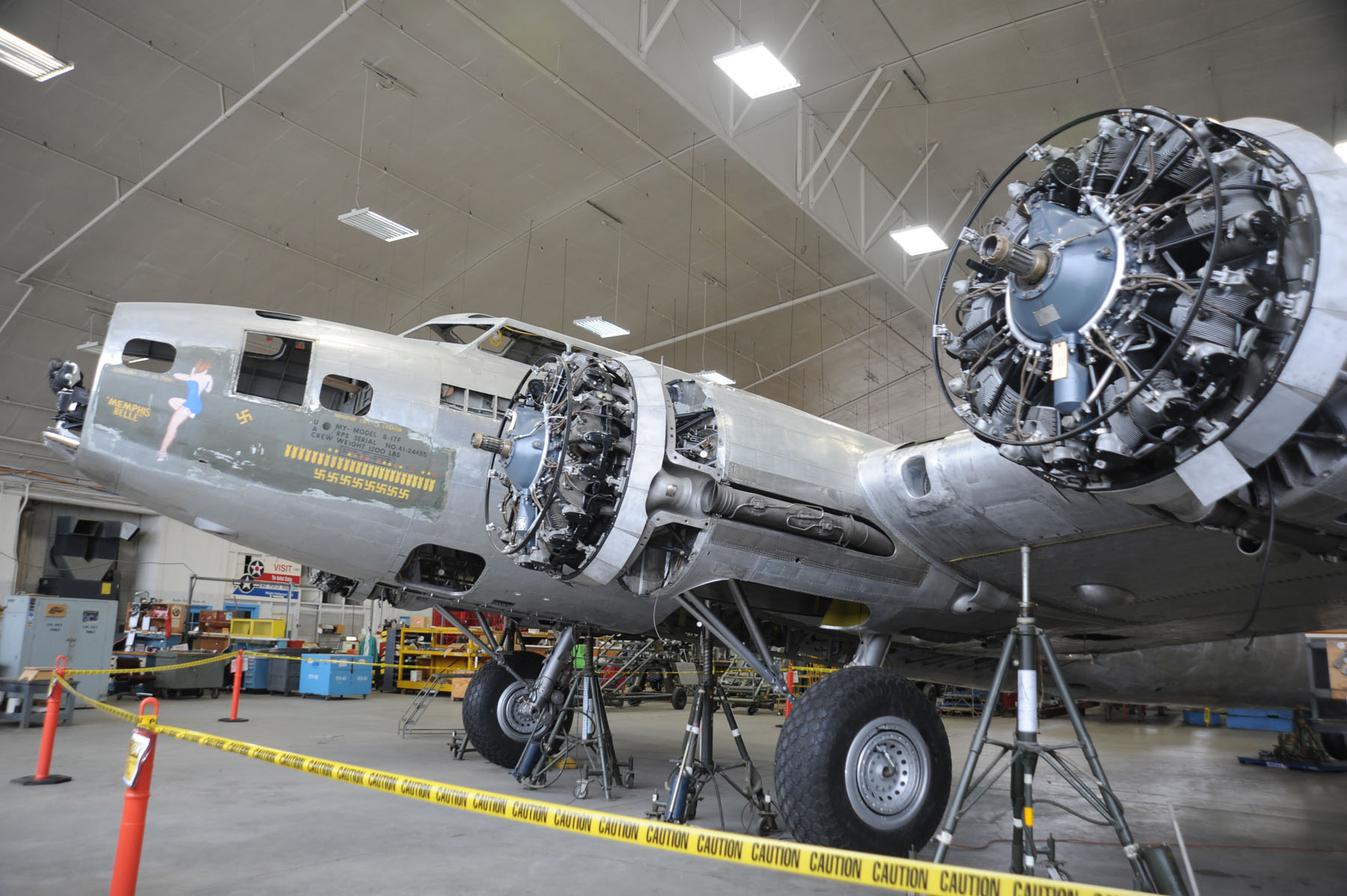 Original part from B-17F Memphis Belle® returns home > Air Force ...