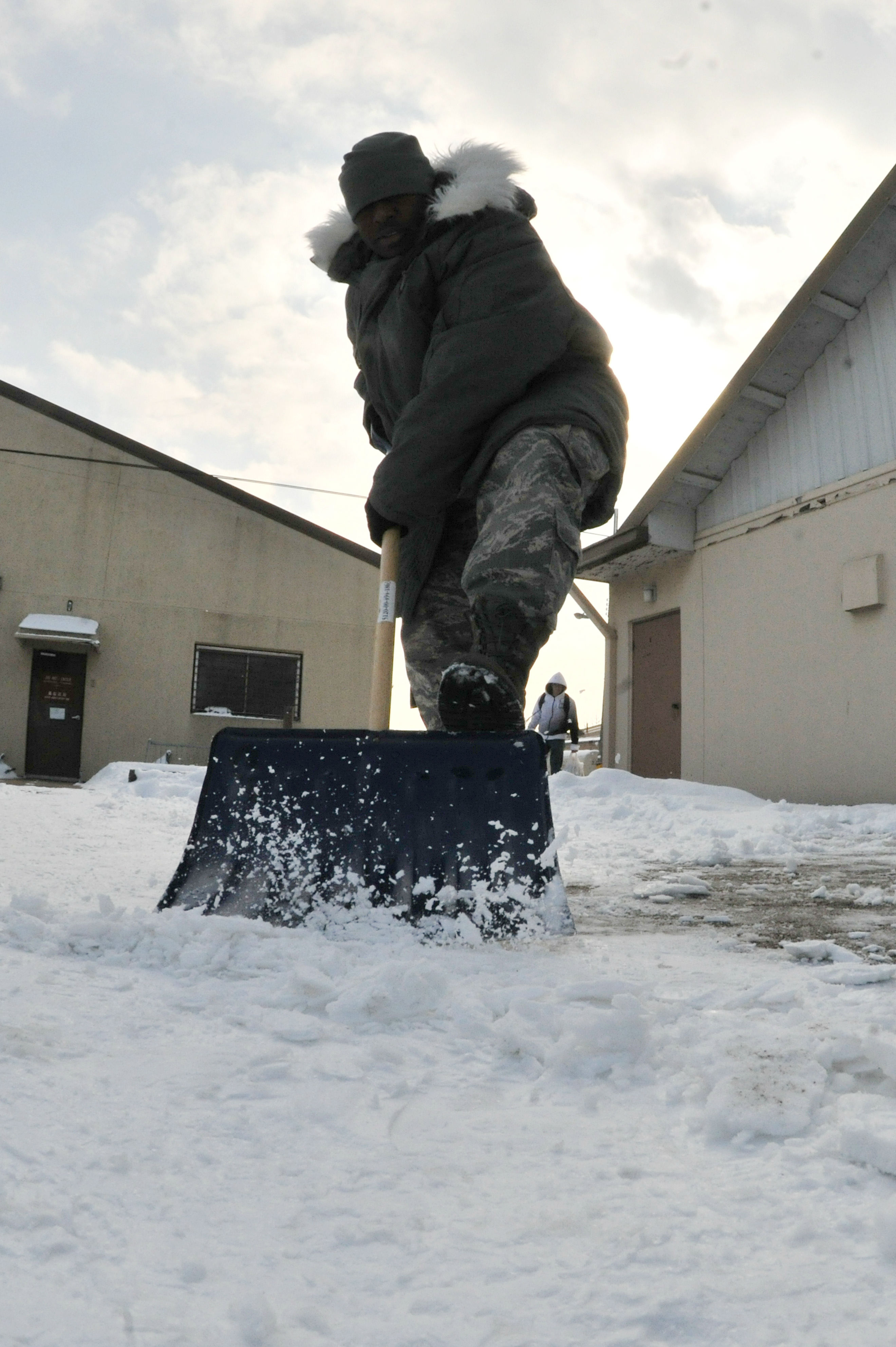 Snow day at Kunsan