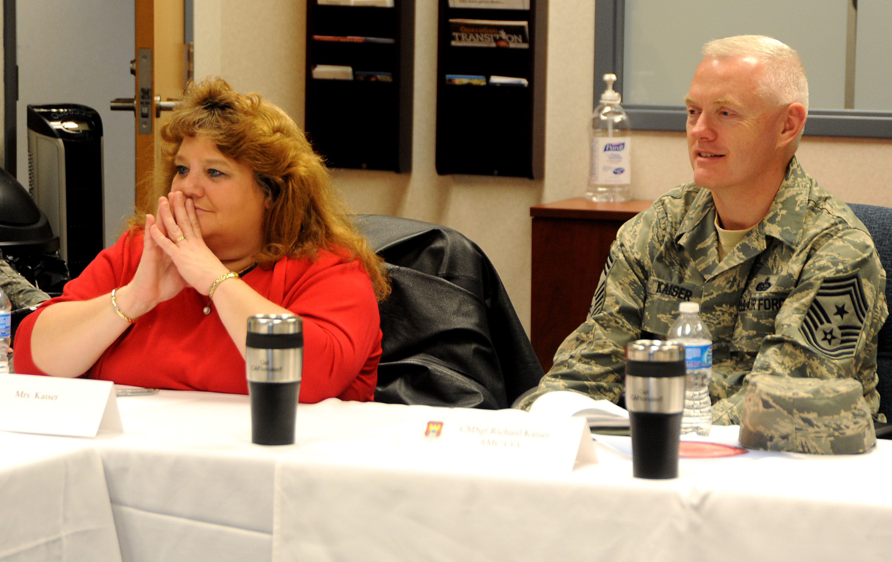 AMC command chief tours Scott > Scott Air Force Base > News