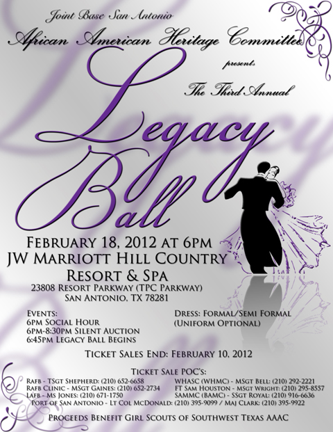 Legacy Ball 2012 Flyer