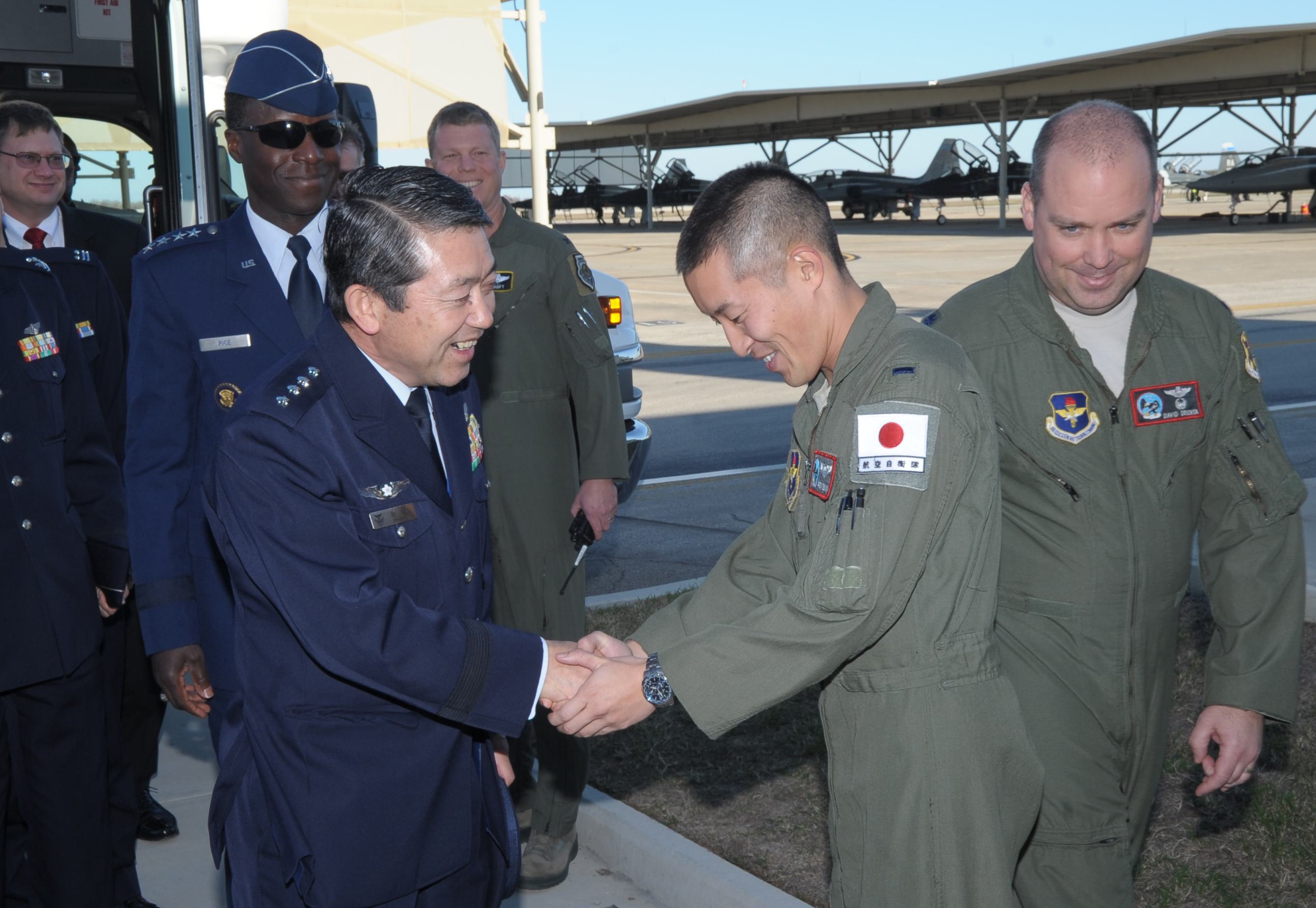 Japanese Air Force general visits JBSA-Randolph, JBSA-Lackland