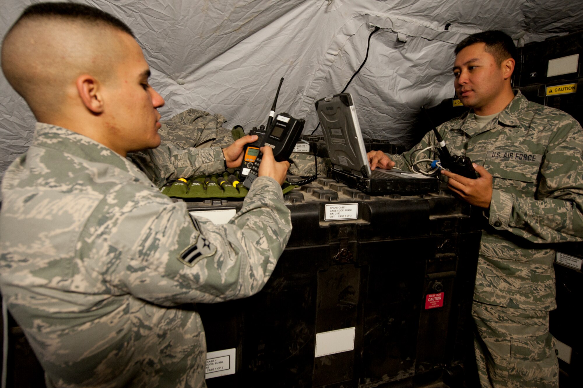 332nd AEW radio frequency transmission shop keeps base connected > U.S ...