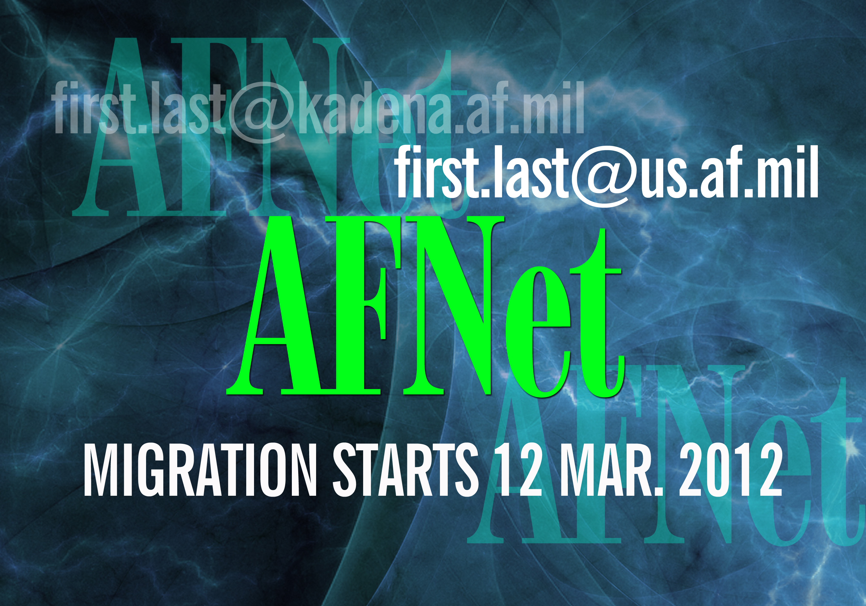 AFNet change-over coming to Kadena