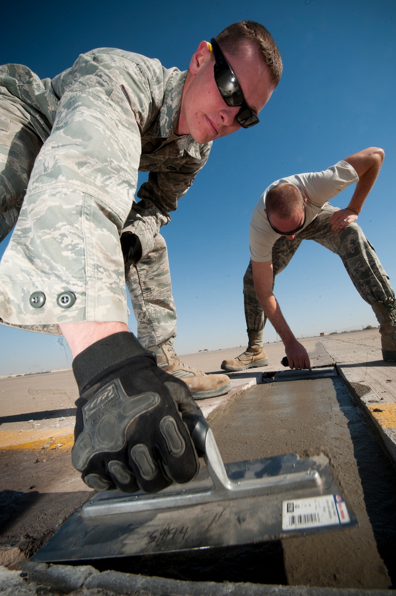 332nd ECES, airfield management and host nation join forces to repair ...