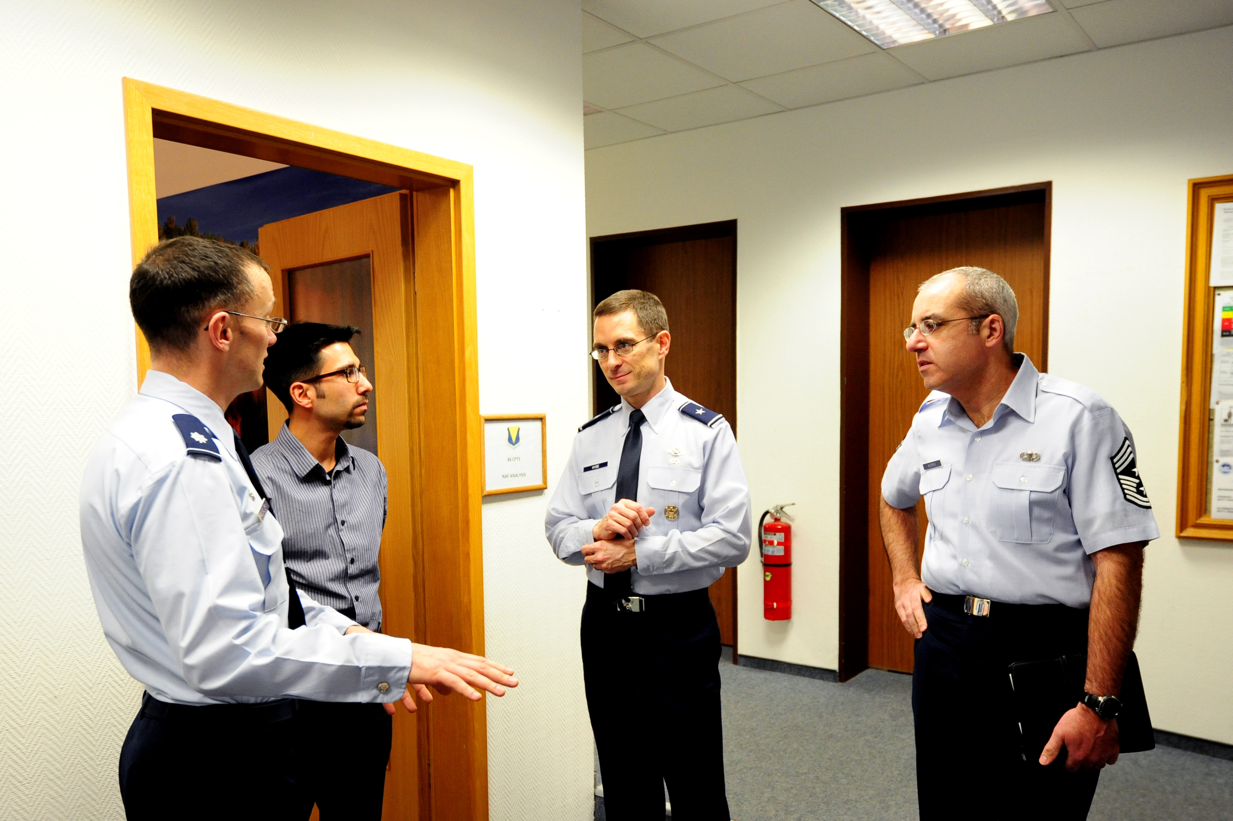 New Command Chiefs 86th CPTS Visit