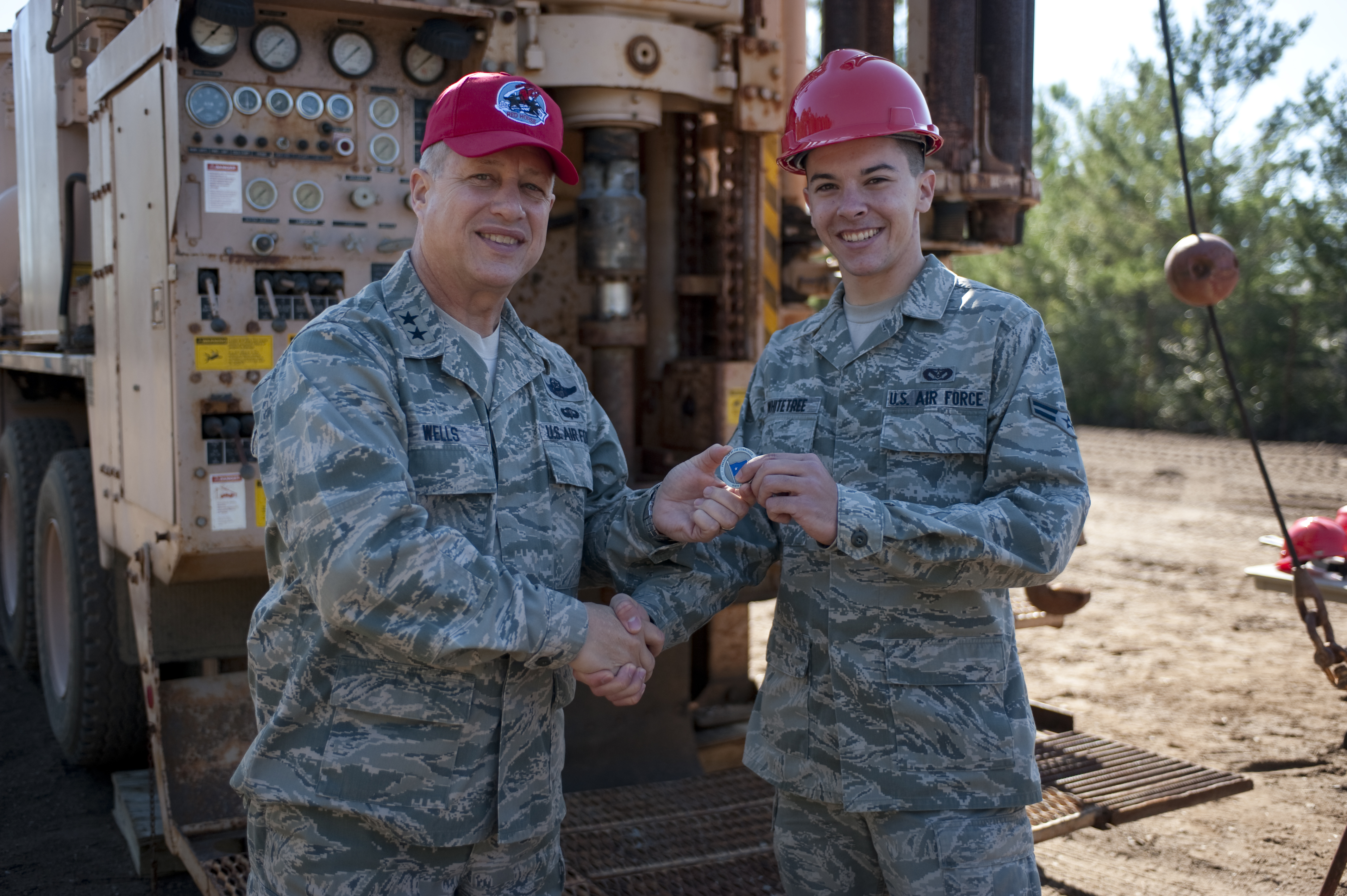9th AF commander tours 823rd RED HORSE