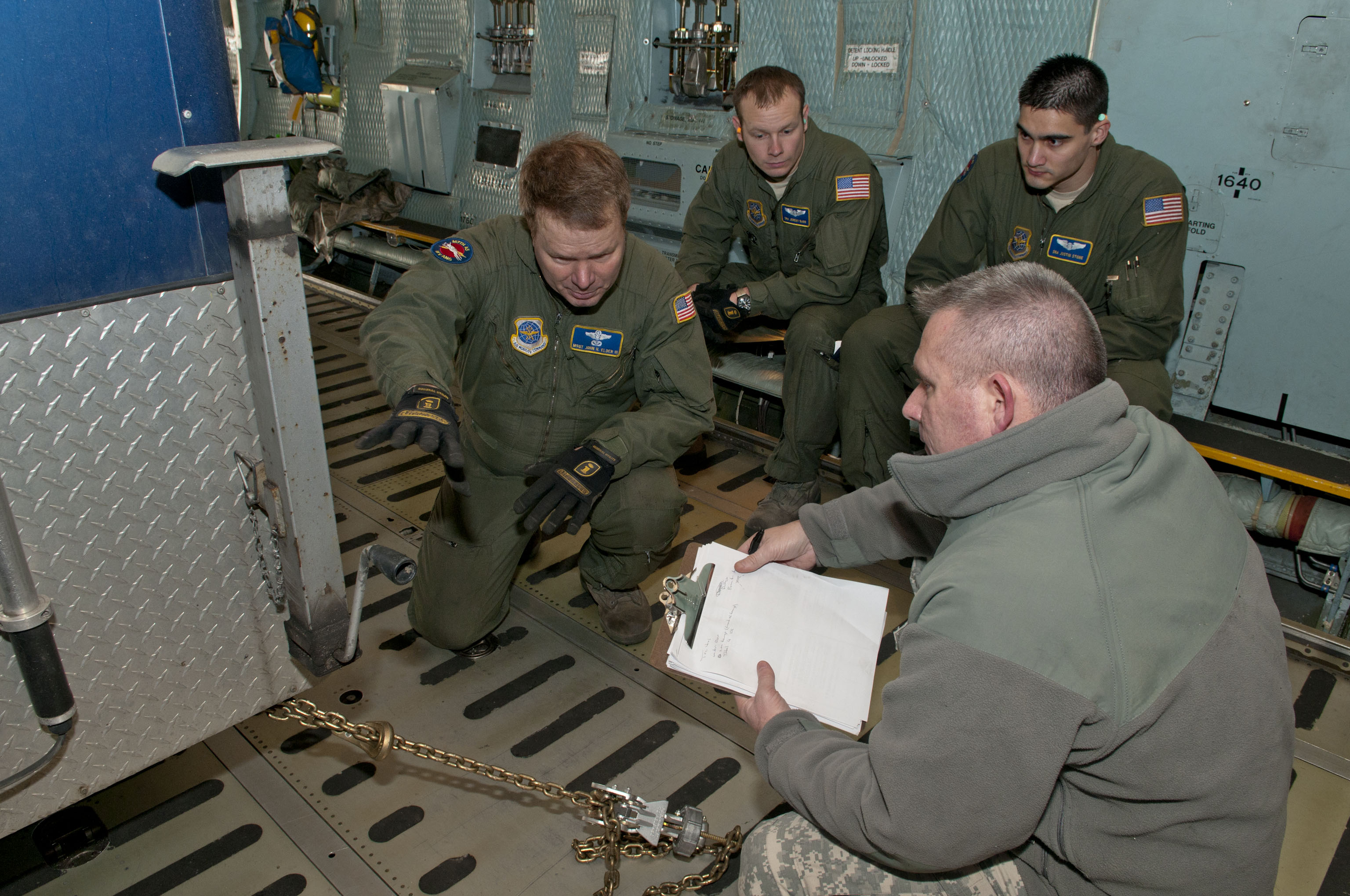 35th CST test loads new vehicles on C-5
