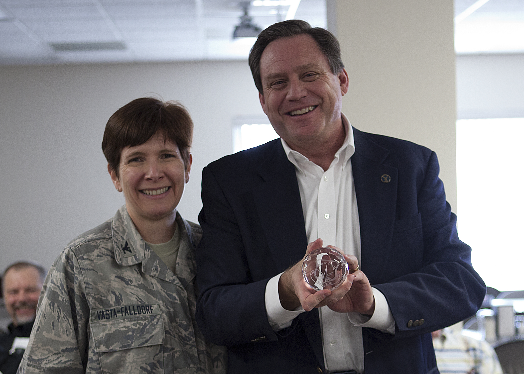 Former MAC chairman presented with gift > F.E. Warren Air Force Base ...