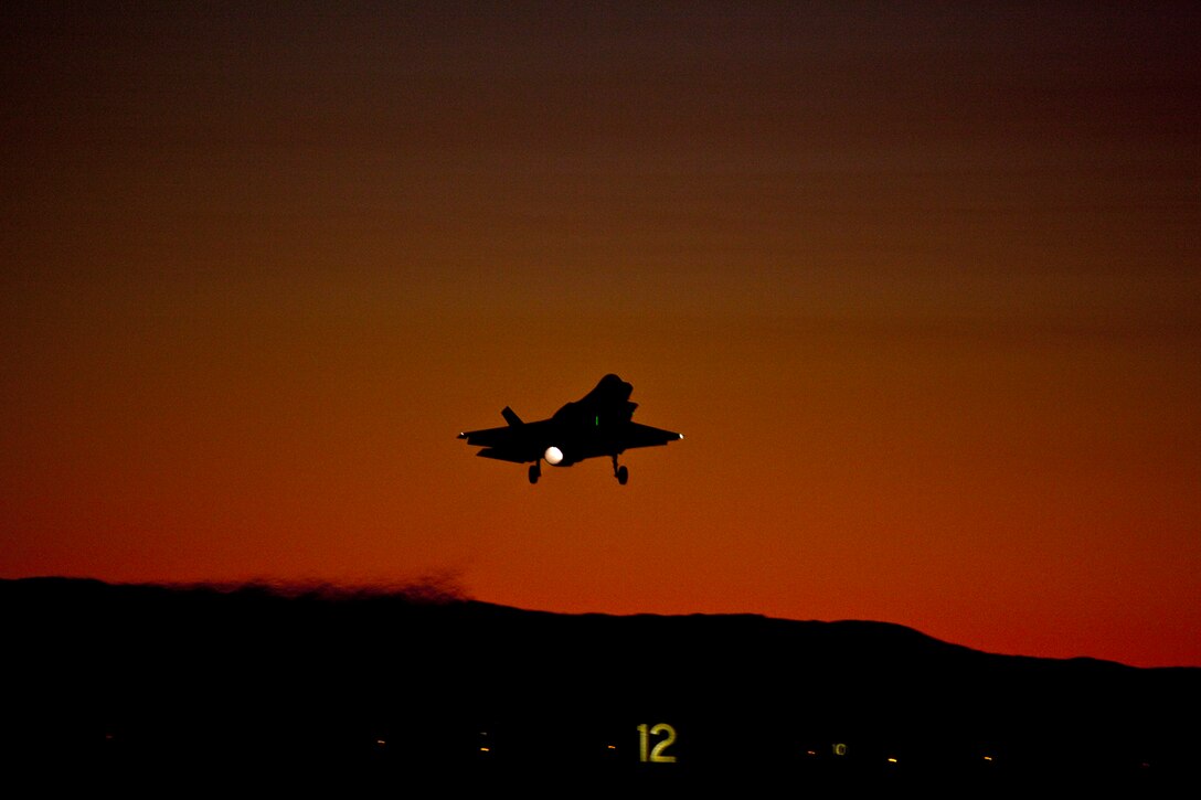 JSF 1st night flight